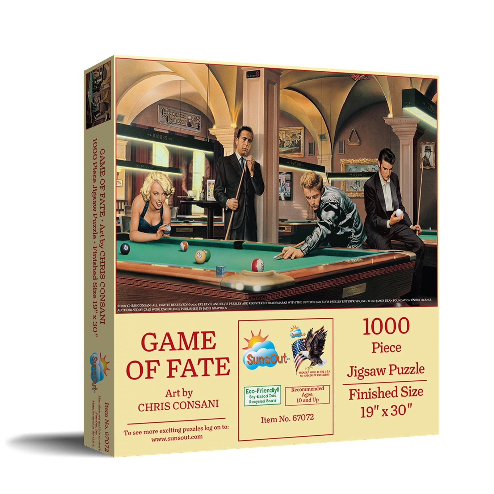 SUNSOUT INC - Game of Fate - 1000 pc Jigsaw Puzzle by Artist: Chris ...