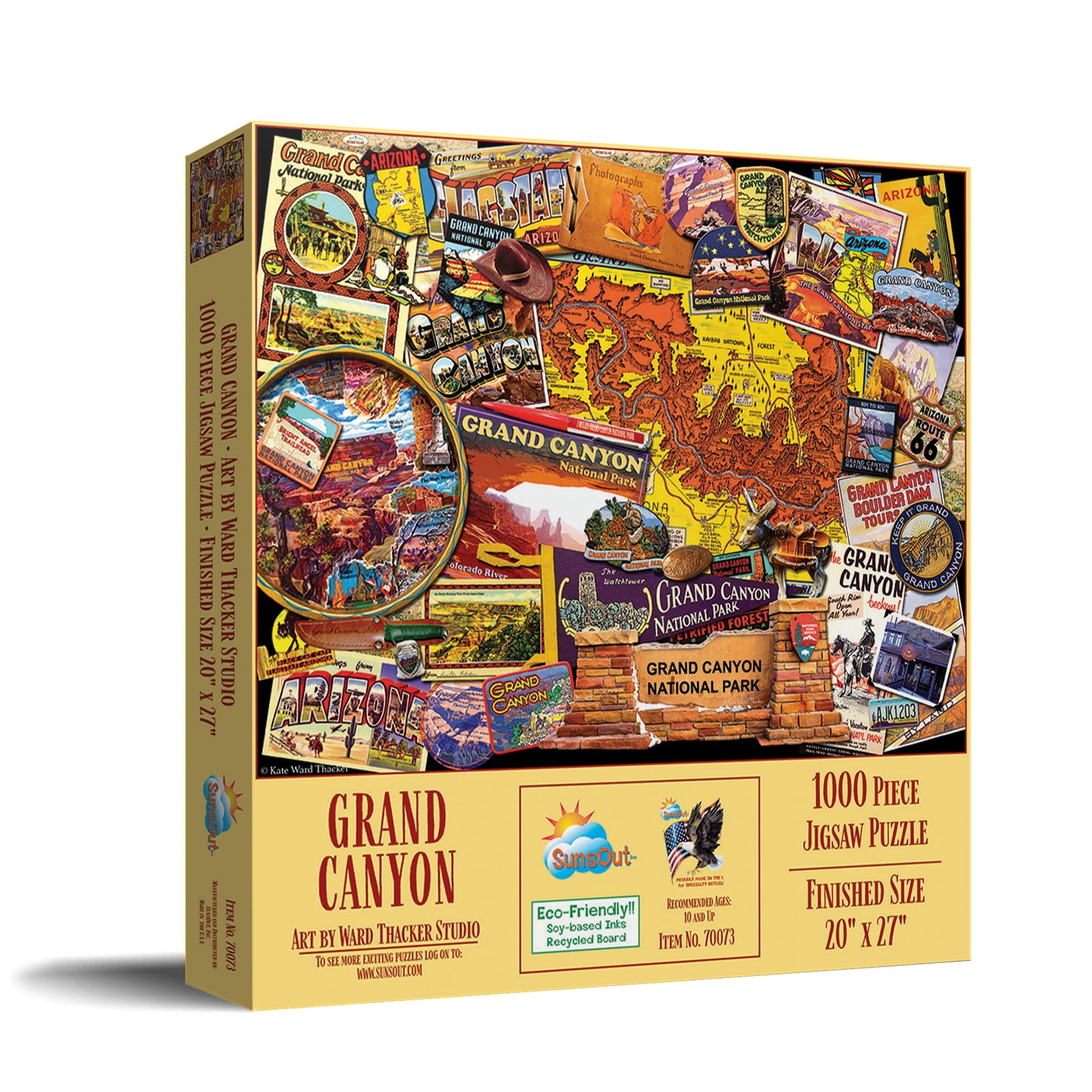 SUNSOUT INC - Grand Canyon - 1000 pc Jigsaw Puzzle by Artist: Kate Ward ...