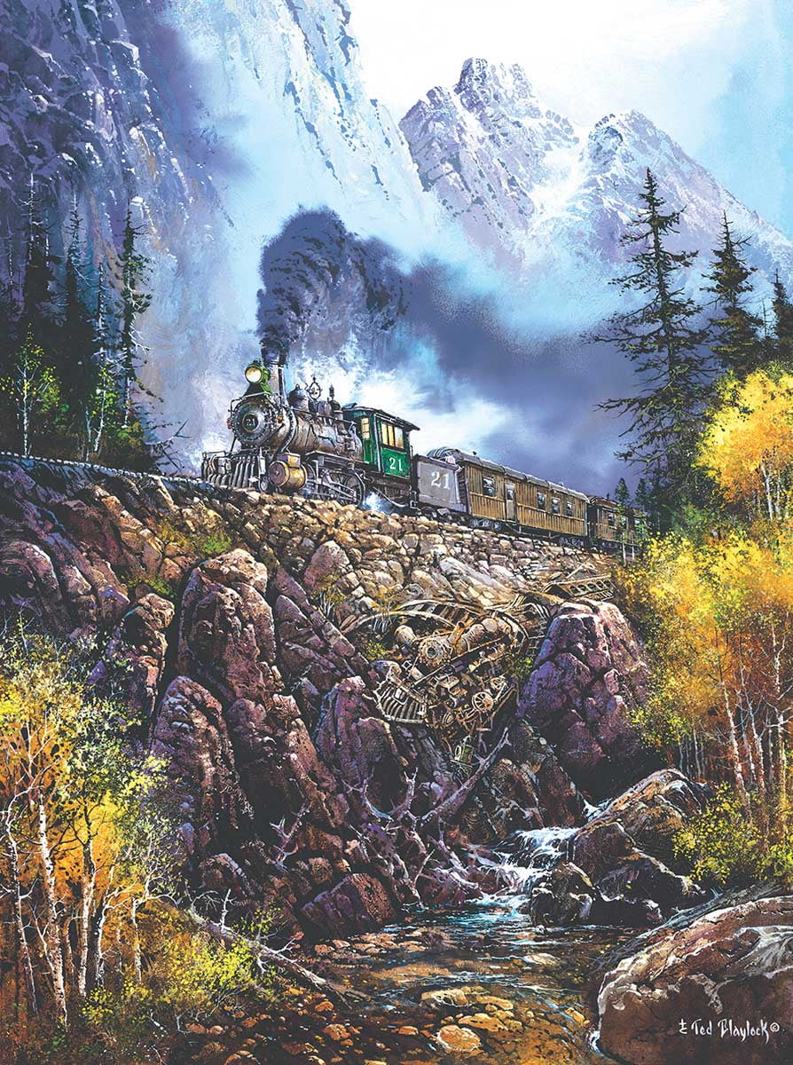 SUNSOUT INC - Hazardous Travel - 500 pc Jigsaw Puzzle by Artist: Ted ...