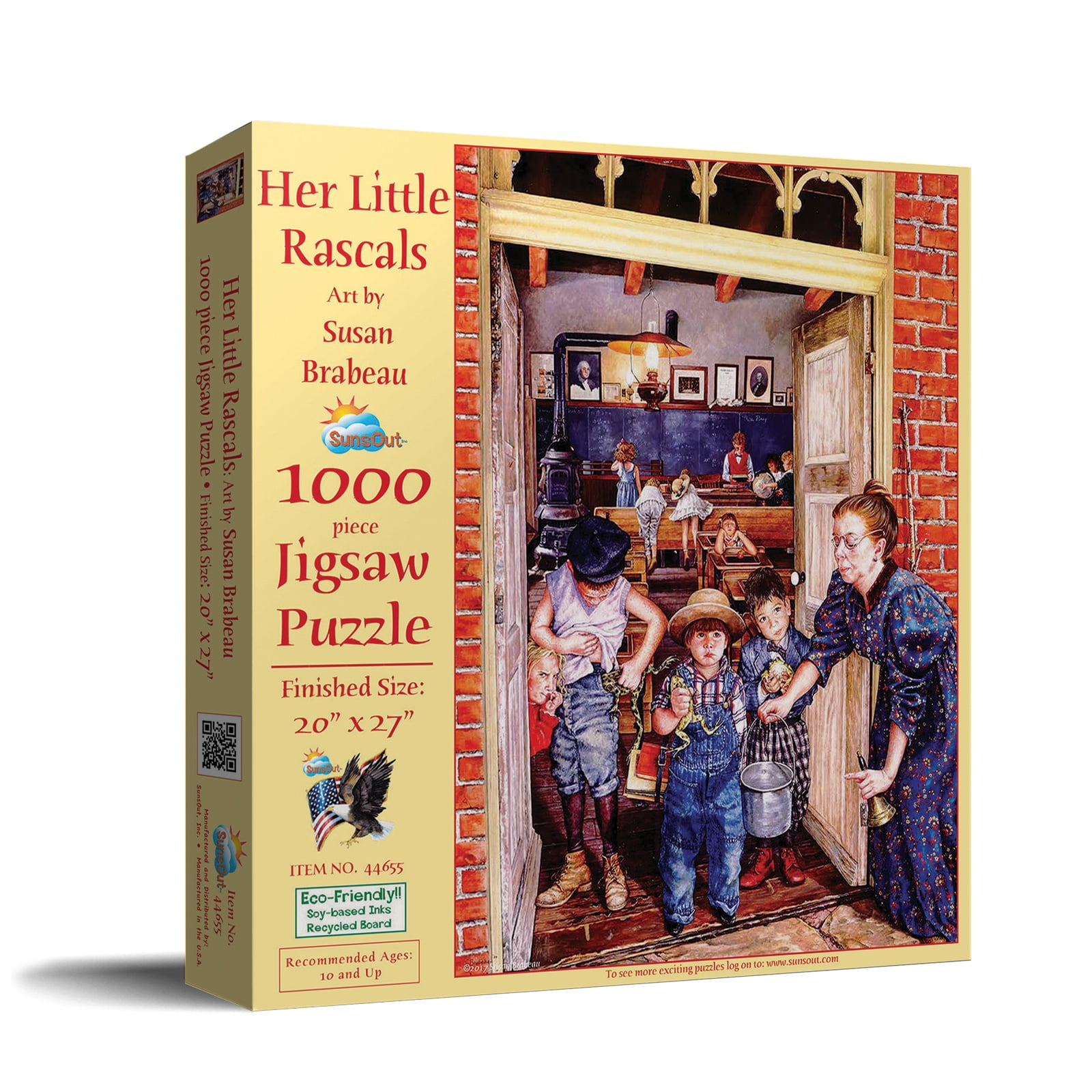 SunsOut Jigsaw Puzzle, Her Little Rascals 1000 Pieces, Susan Brabeau ...