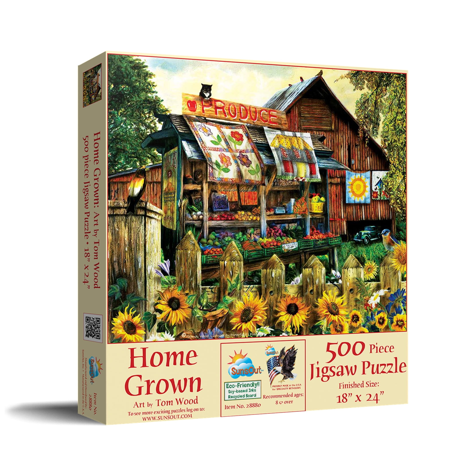 SUNSOUT INC - Home Grown - 500 pc Jigsaw Puzzle by Artist: Tom Wood ...