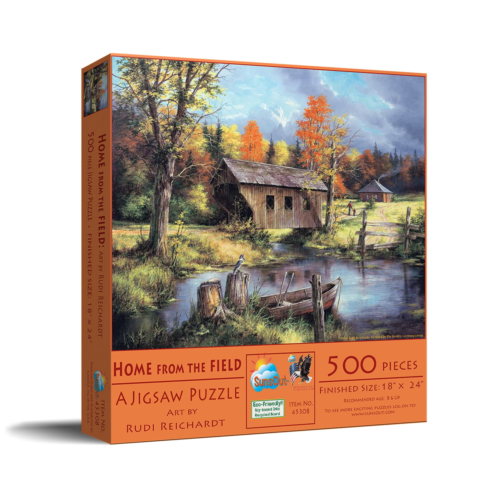 SUNSOUT INC - Home from the Field - 500 pc Jigsaw Puzzle by Artist ...
