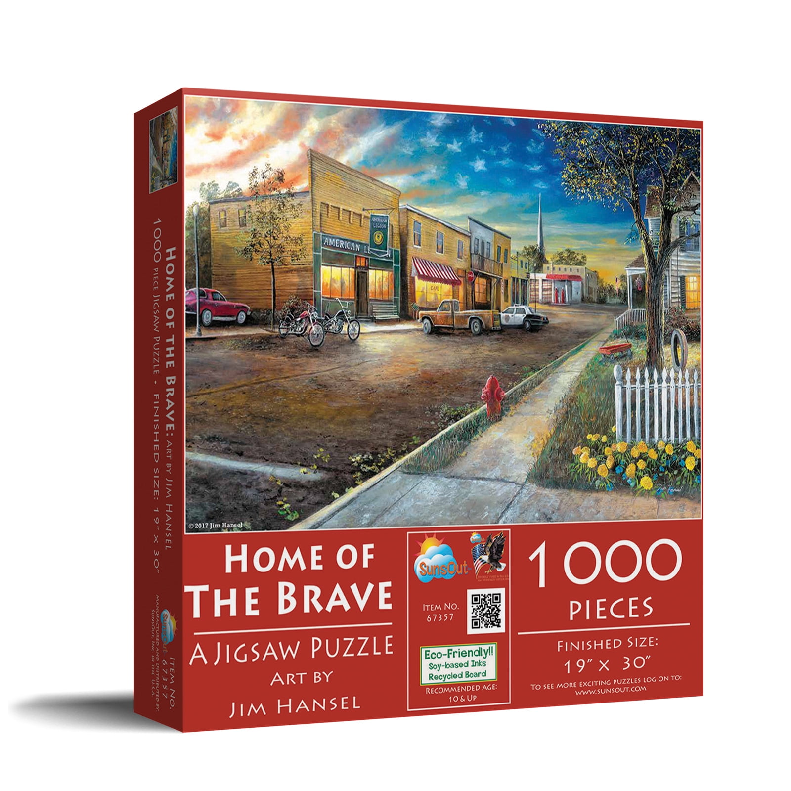 SUNSOUT INC - Home of the Brave - 1000 pc Jigsaw Puzzle by Artist: Jim ...