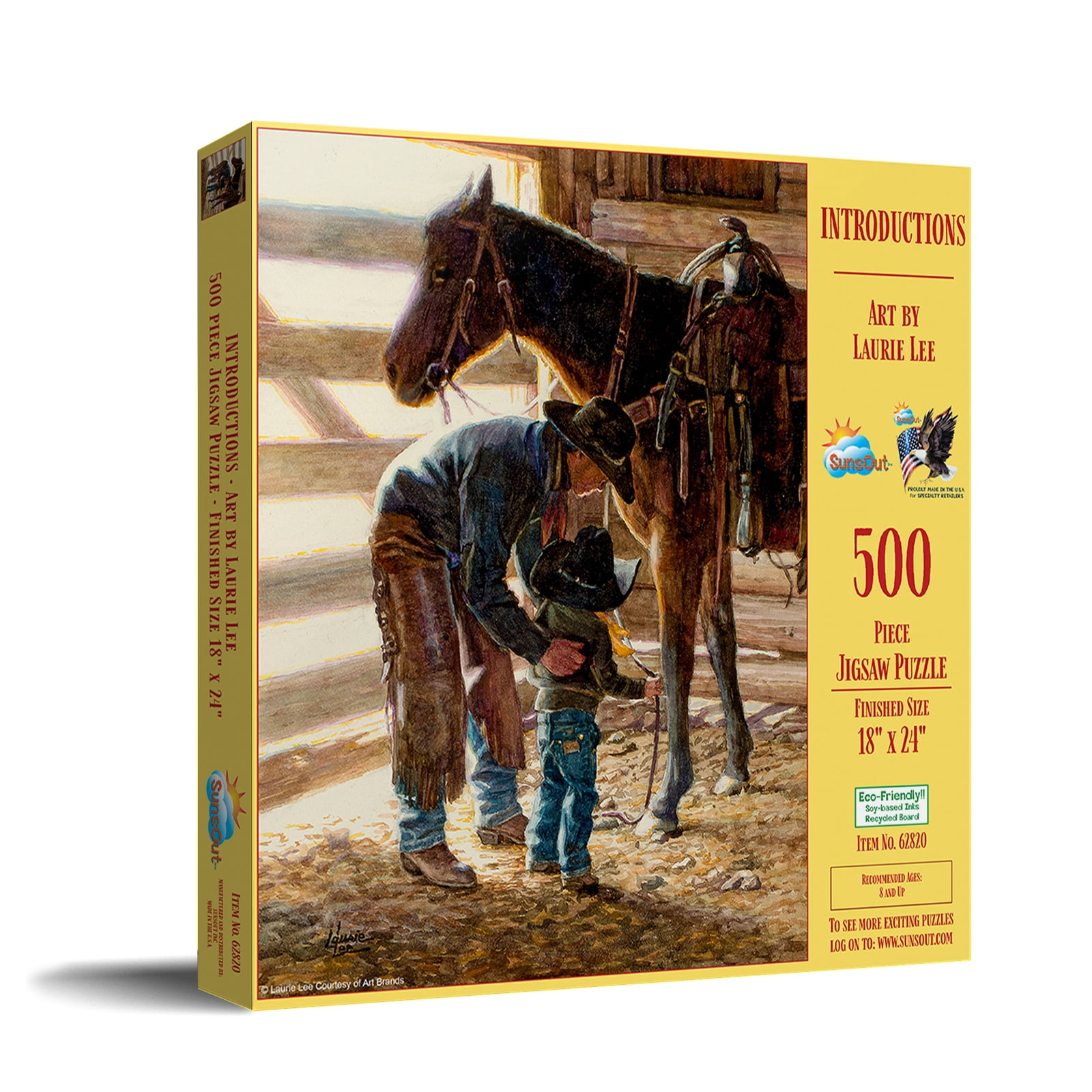 SUNSOUT INC - Introductions - 500 pc Jigsaw Puzzle by Artist: Laurie ...