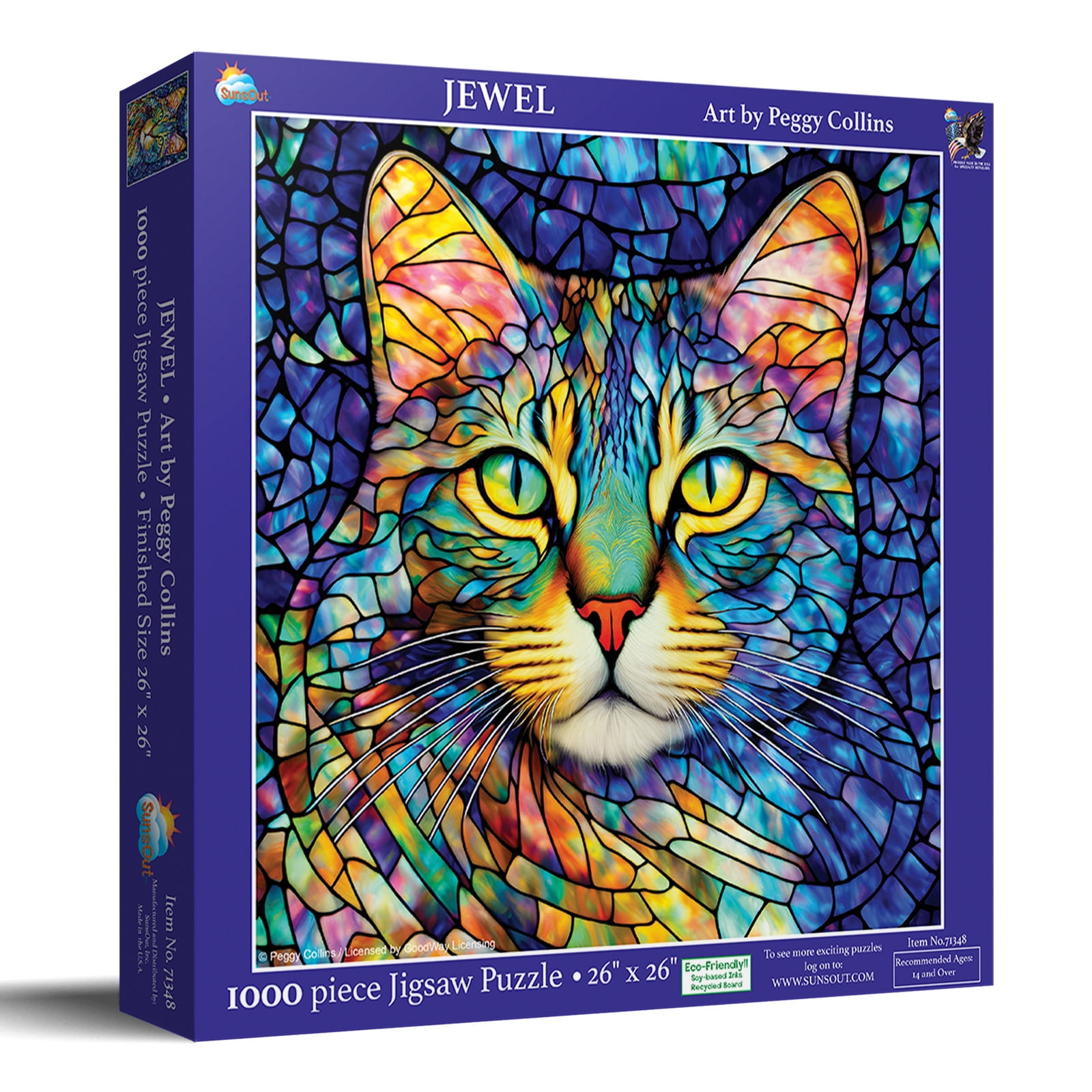 SUNSOUT INC - Jewel - 1000 pc Jigsaw Puzzle by Artist: Peggy Collins ...