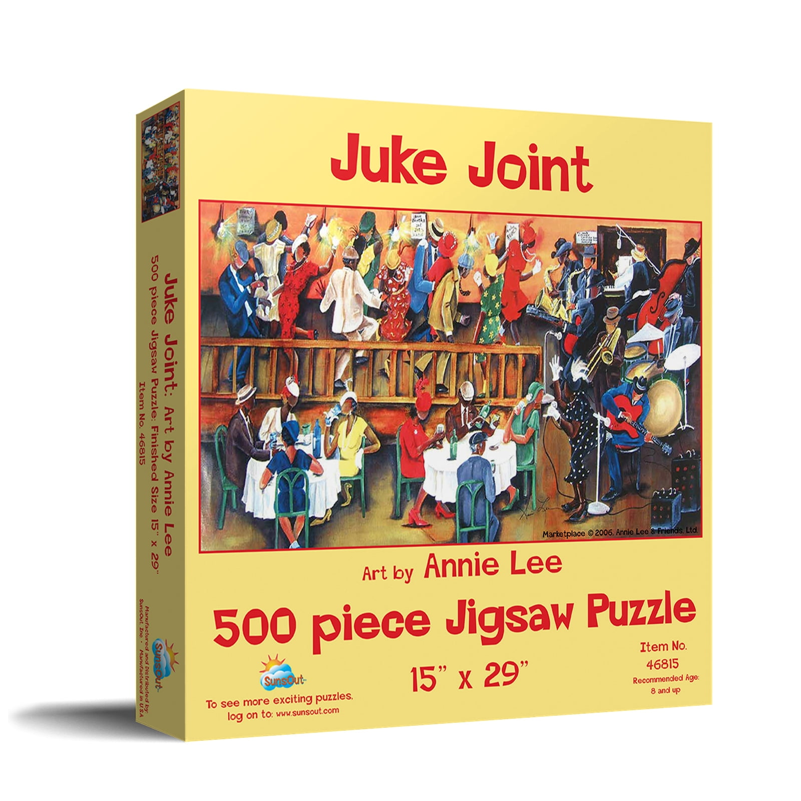 SUNSOUT INC - Juke Joint - 500 pc Jigsaw Puzzle by Artist: Annie Lee ...
