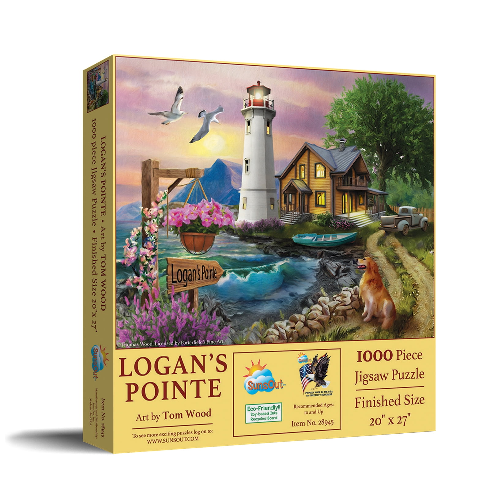 SUNSOUT INC - Logan's Pointe - 1000 pc Jigsaw Puzzle by Artist: Tom ...
