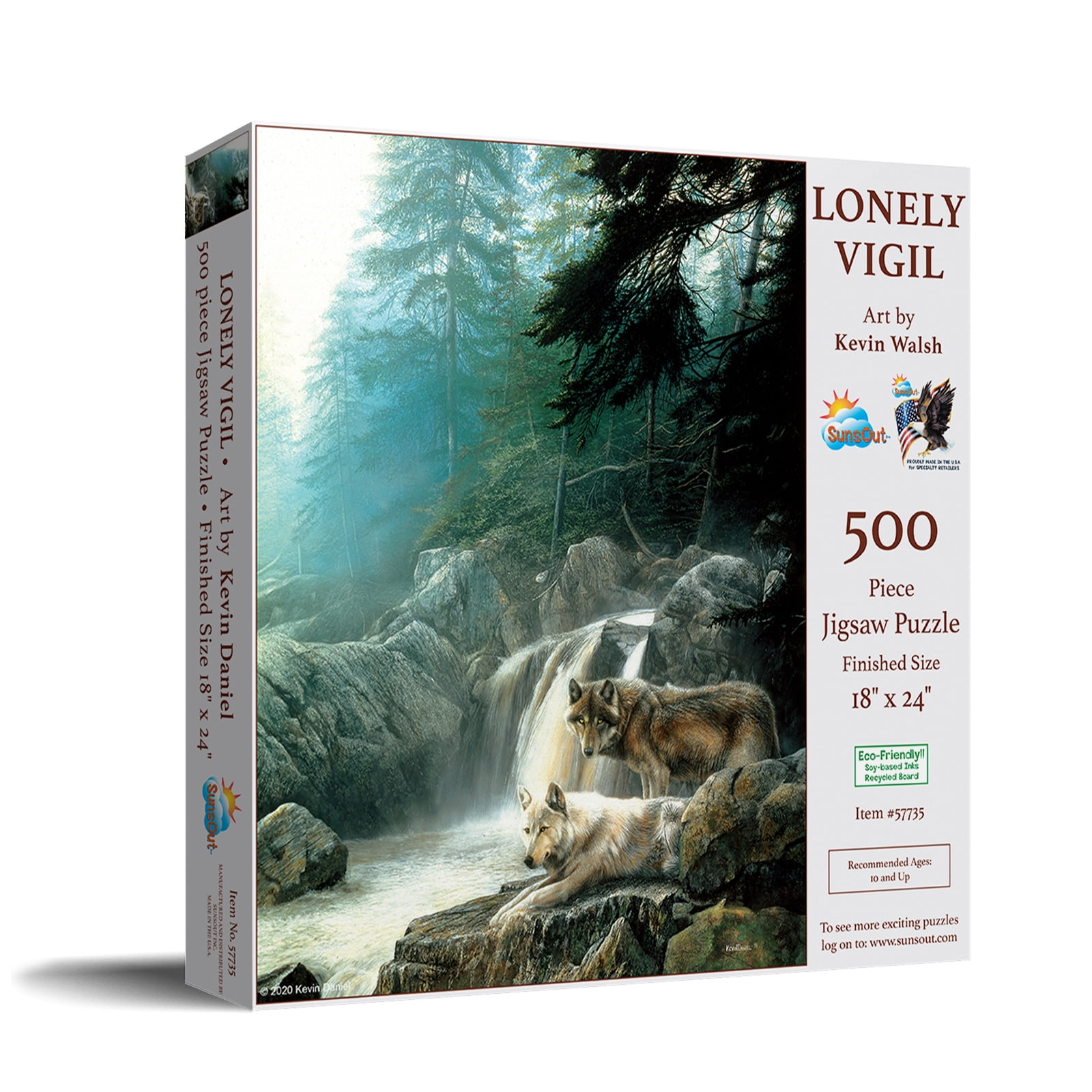 SUNSOUT INC - Lonely Vigil - 500 pc Jigsaw Puzzle by Artist: Kevin ...