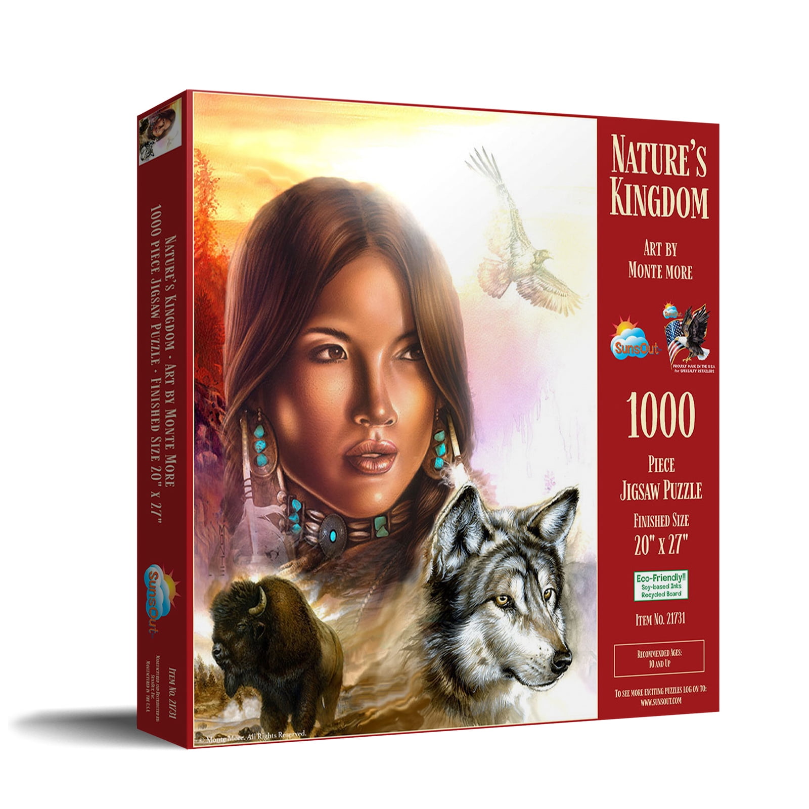 SUNSOUT INC - Nature's Kingdom - 1000 pc Jigsaw Puzzle by Artist: Monte ...