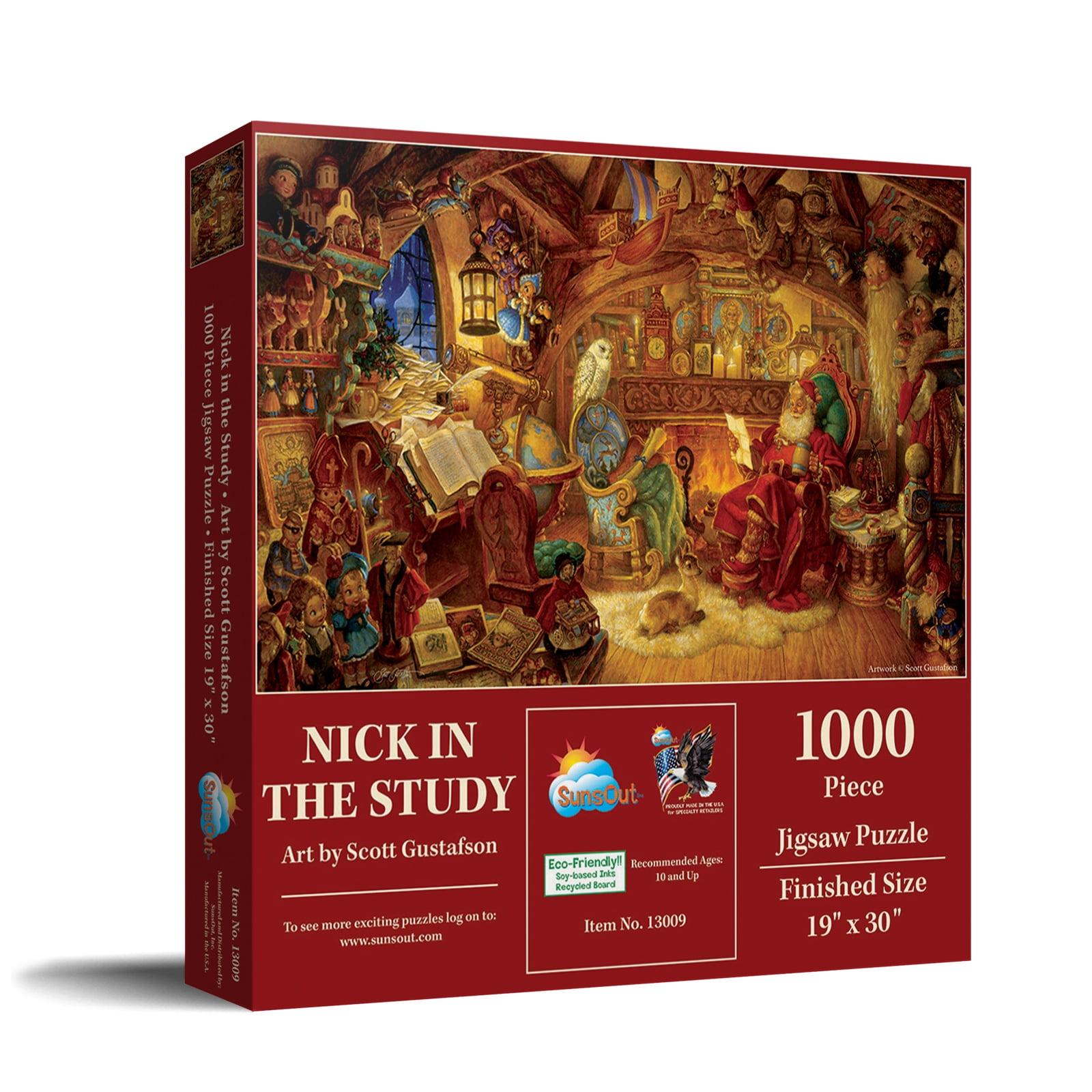 SUNSOUT INC - Nick in the Study - 1000 pc Jigsaw Puzzle by Artist ...