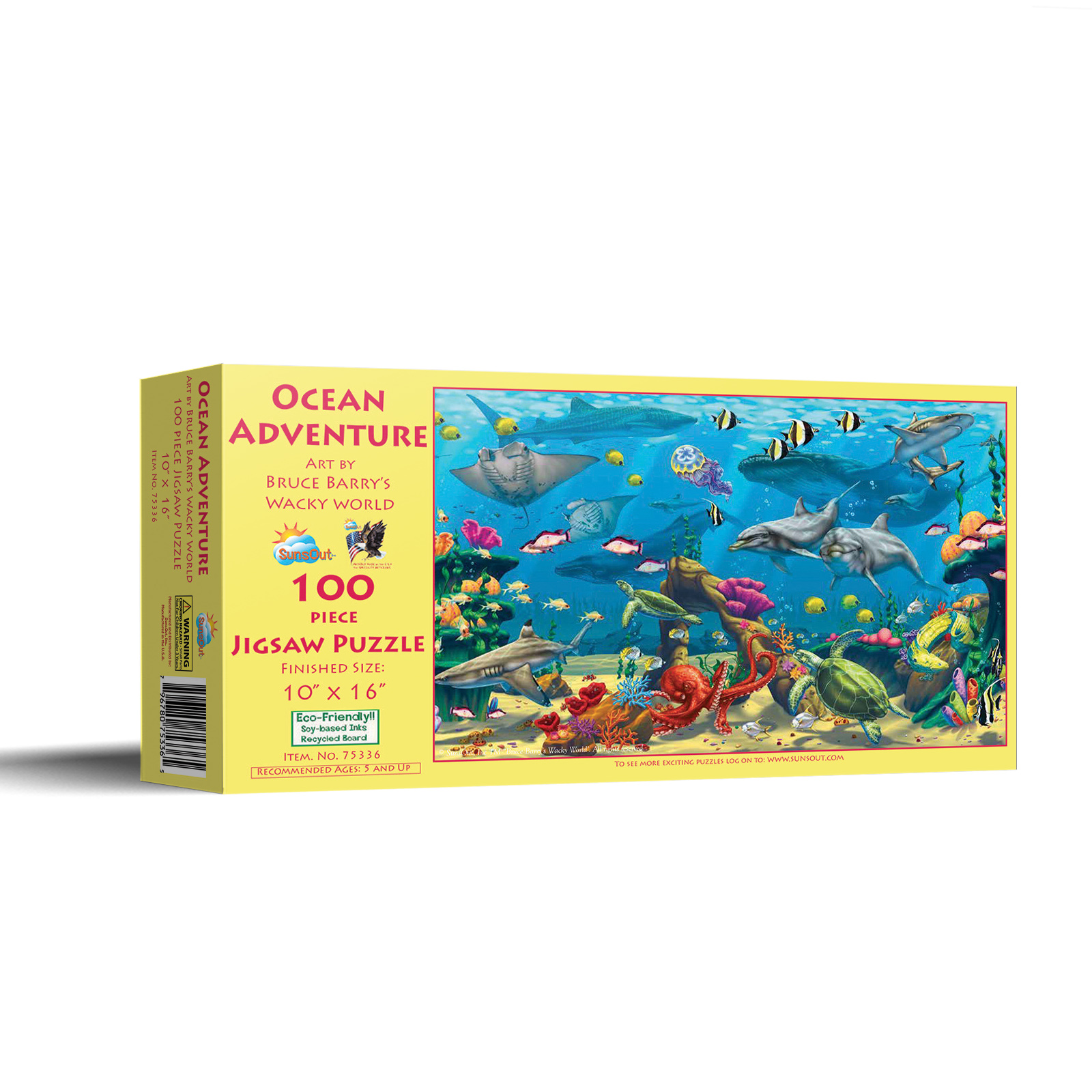 SUNSOUT INC - Ocean Adventure - 100 pc Jigsaw Puzzle by Artist: Bruce ...