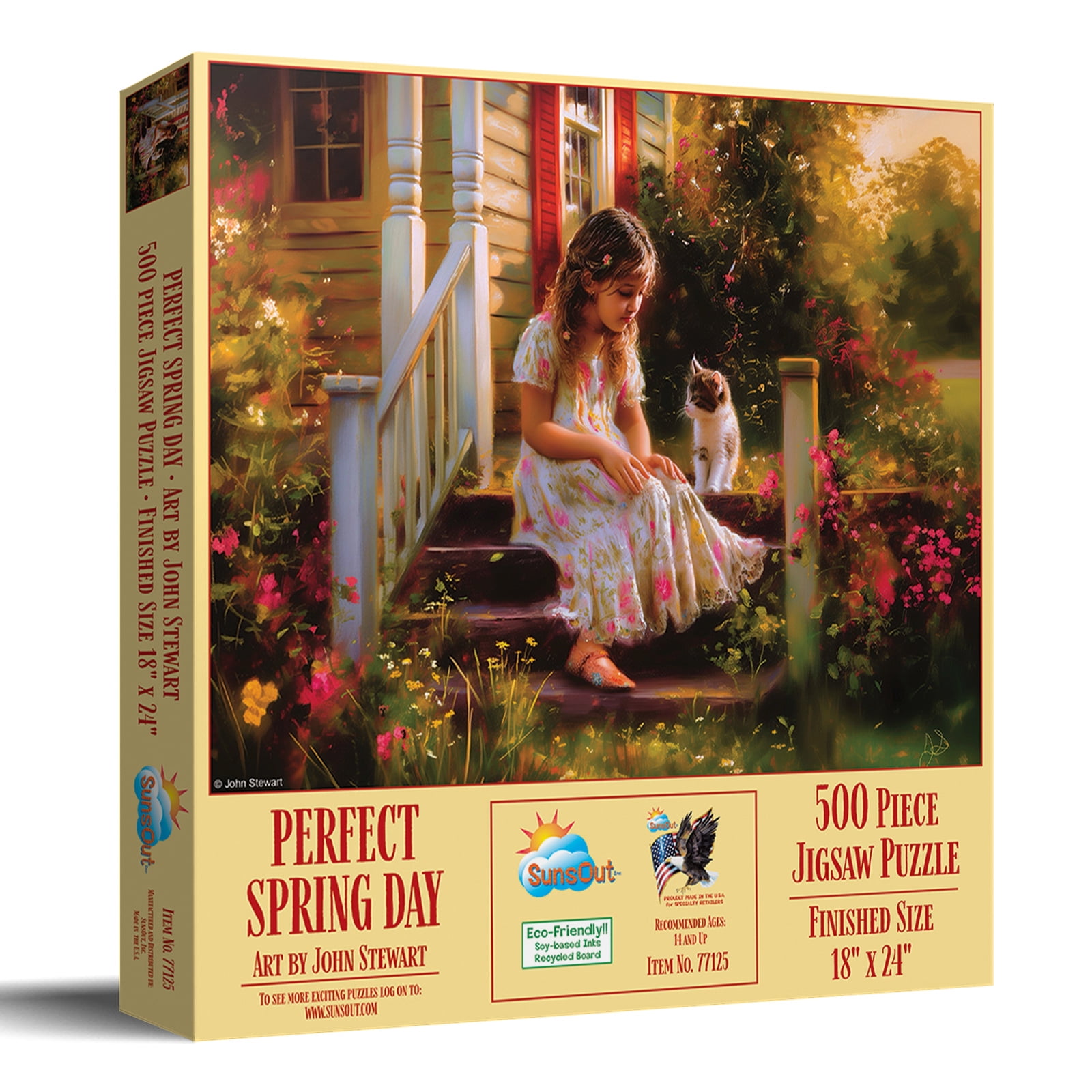 SUNSOUT INC - Perfect Spring Day - 500 pc Jigsaw Puzzle by Artist: John ...
