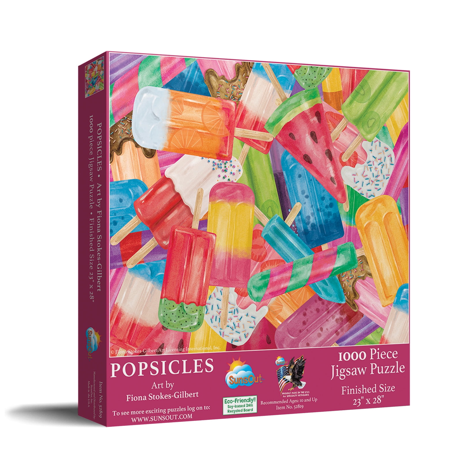 SUNSOUT INC - Popsicles - 1000 pc Jigsaw Puzzle by Artist: Fiona Stokes ...