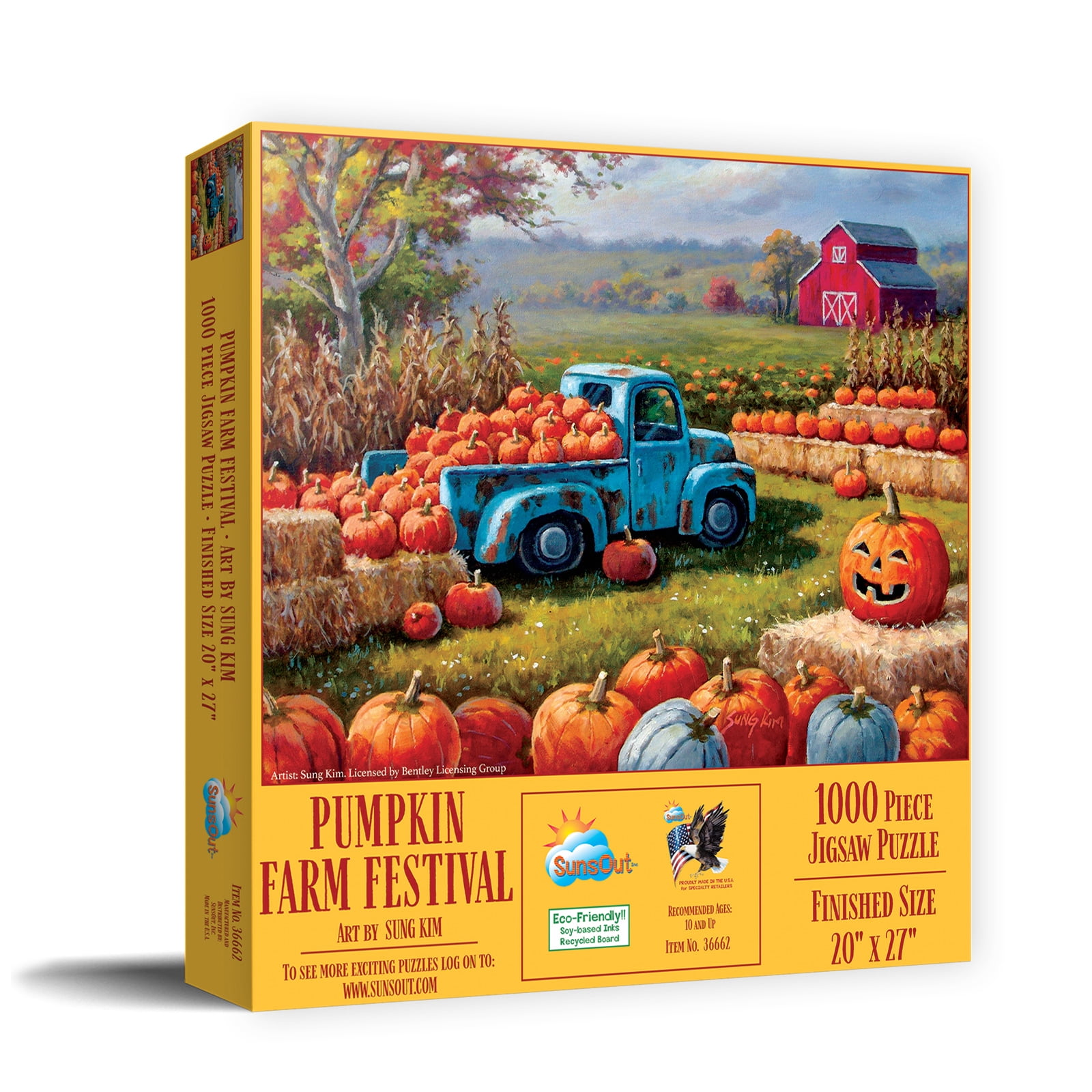 SUNSOUT INC - Pumpkin Farm Festival - 1000 pc Jigsaw Puzzle by Artist ...