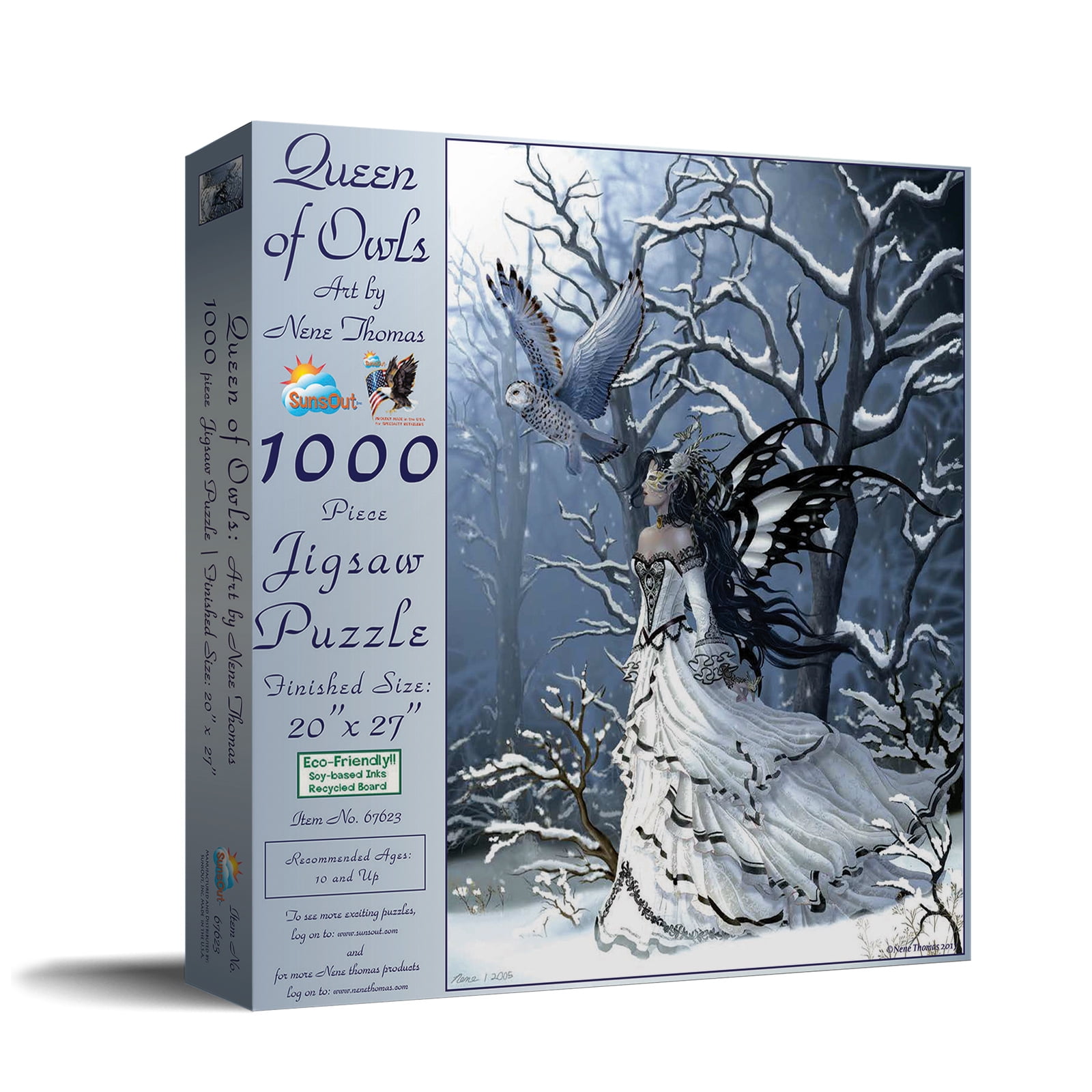SUNSOUT INC - Queen of Owls - 1000 pc Jigsaw Puzzle by Artist: Nene ...