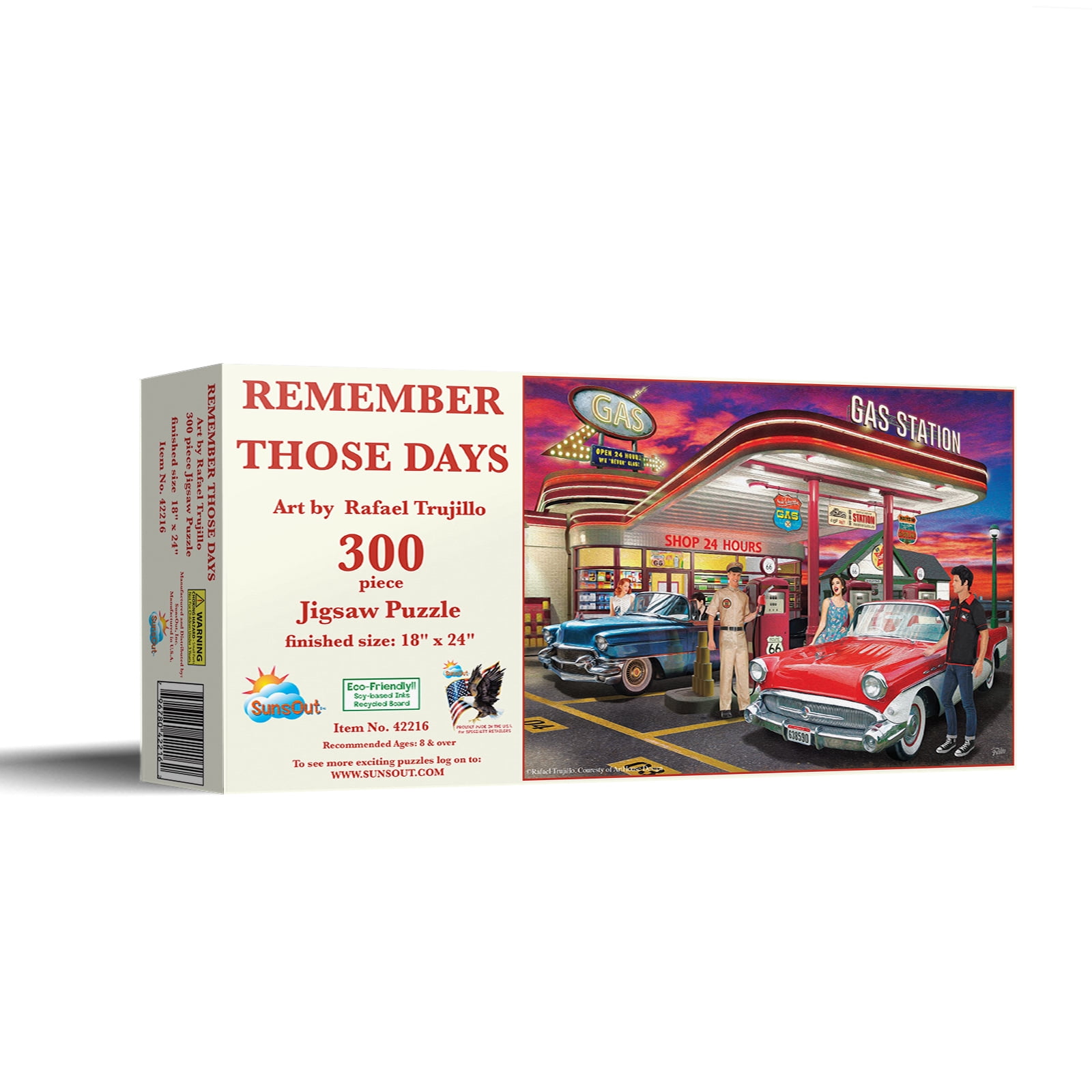 SUNSOUT INC - Remember Those Days - 300 pc Jigsaw Puzzle by Artist ...