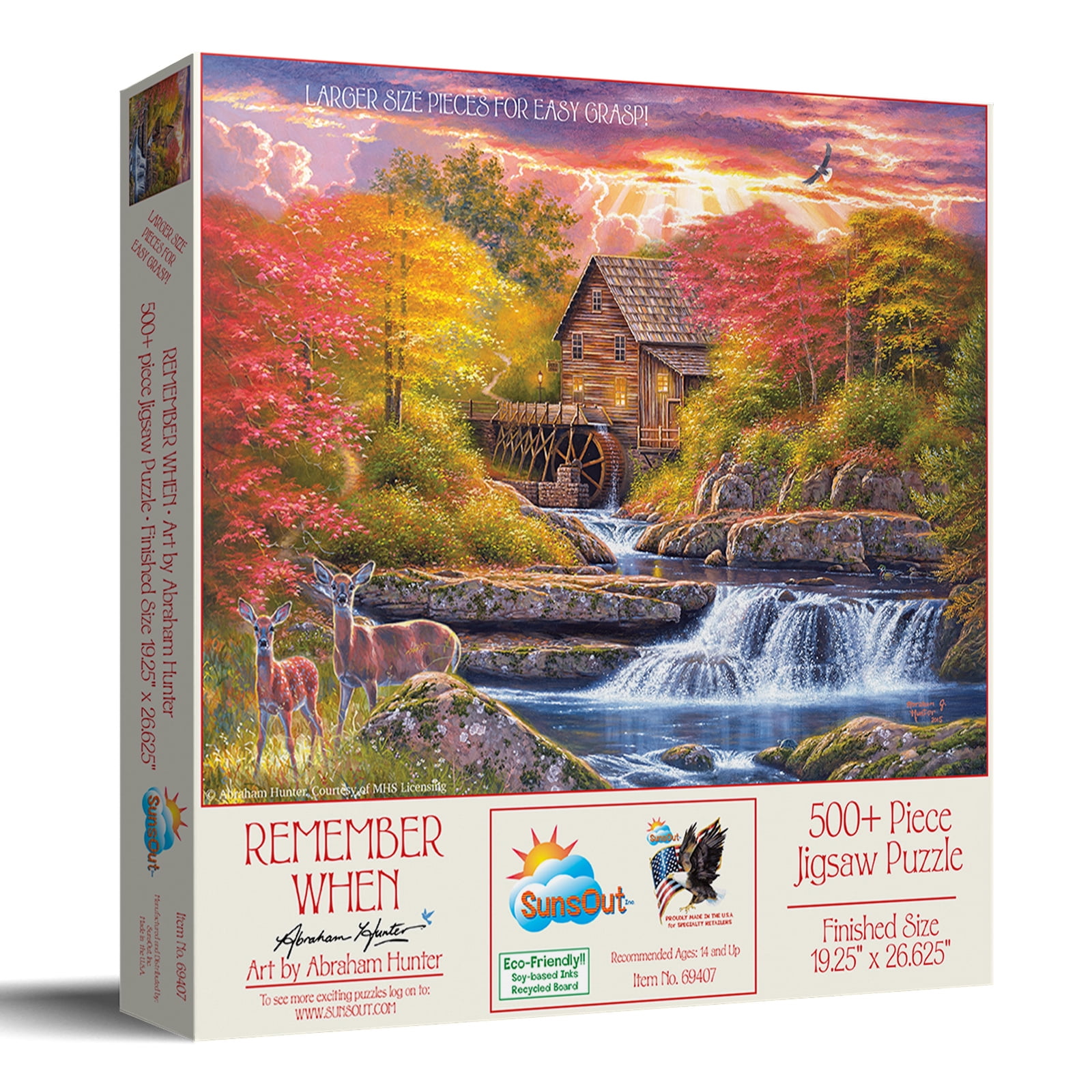 SUNSOUT INC - Remember When - 500 pc Large Piece Jigsaw Puzzle by ...