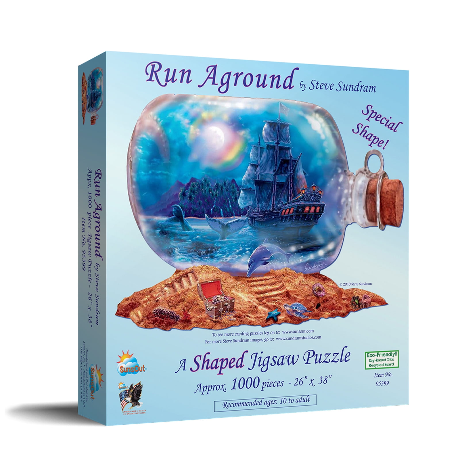 SUNSOUT INC - Run Aground - 1000 pc Special Shape Jigsaw Puzzle by ...