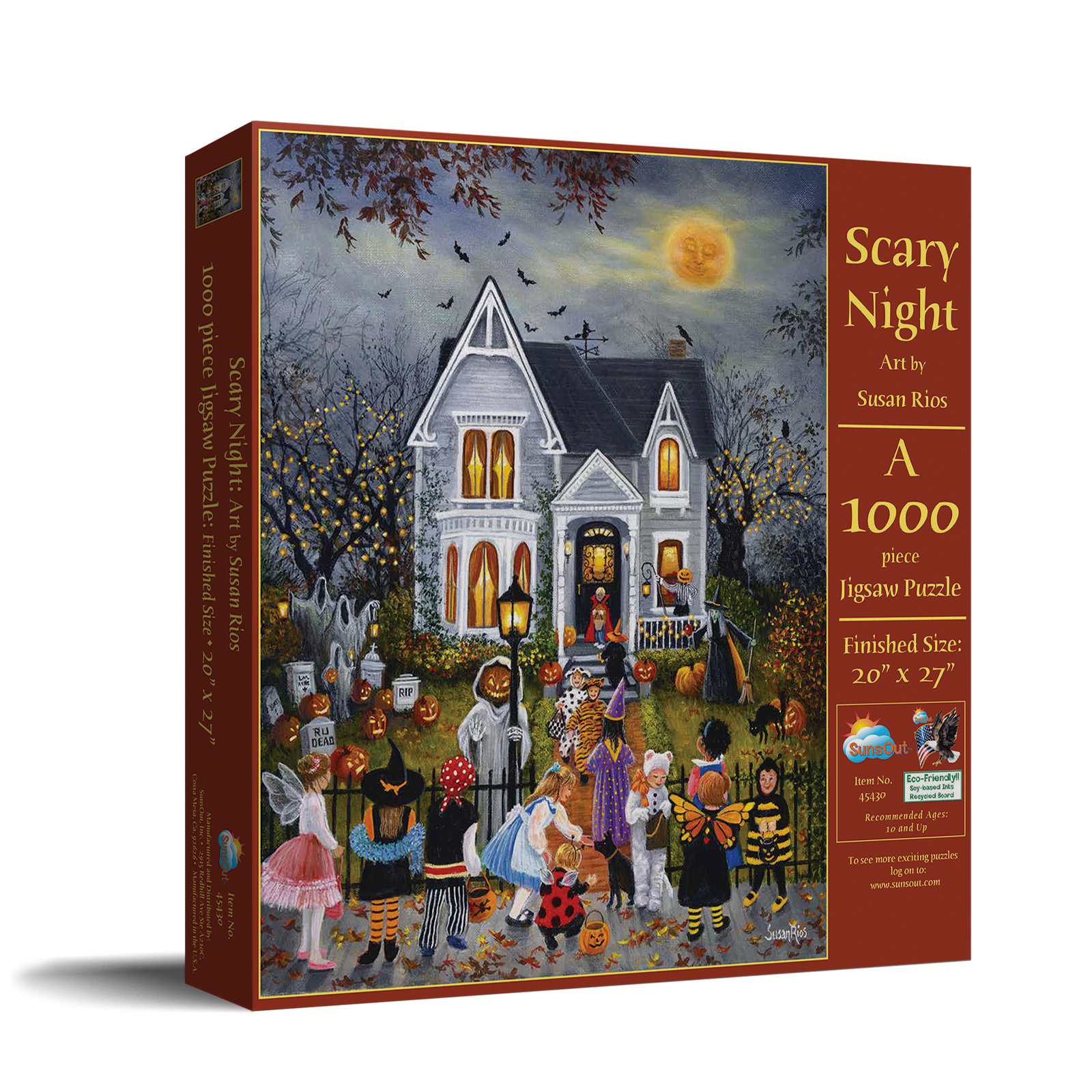 SUNSOUT INC - Scary Night - 1000 pc Jigsaw Puzzle by Artist: Susan Rios ...
