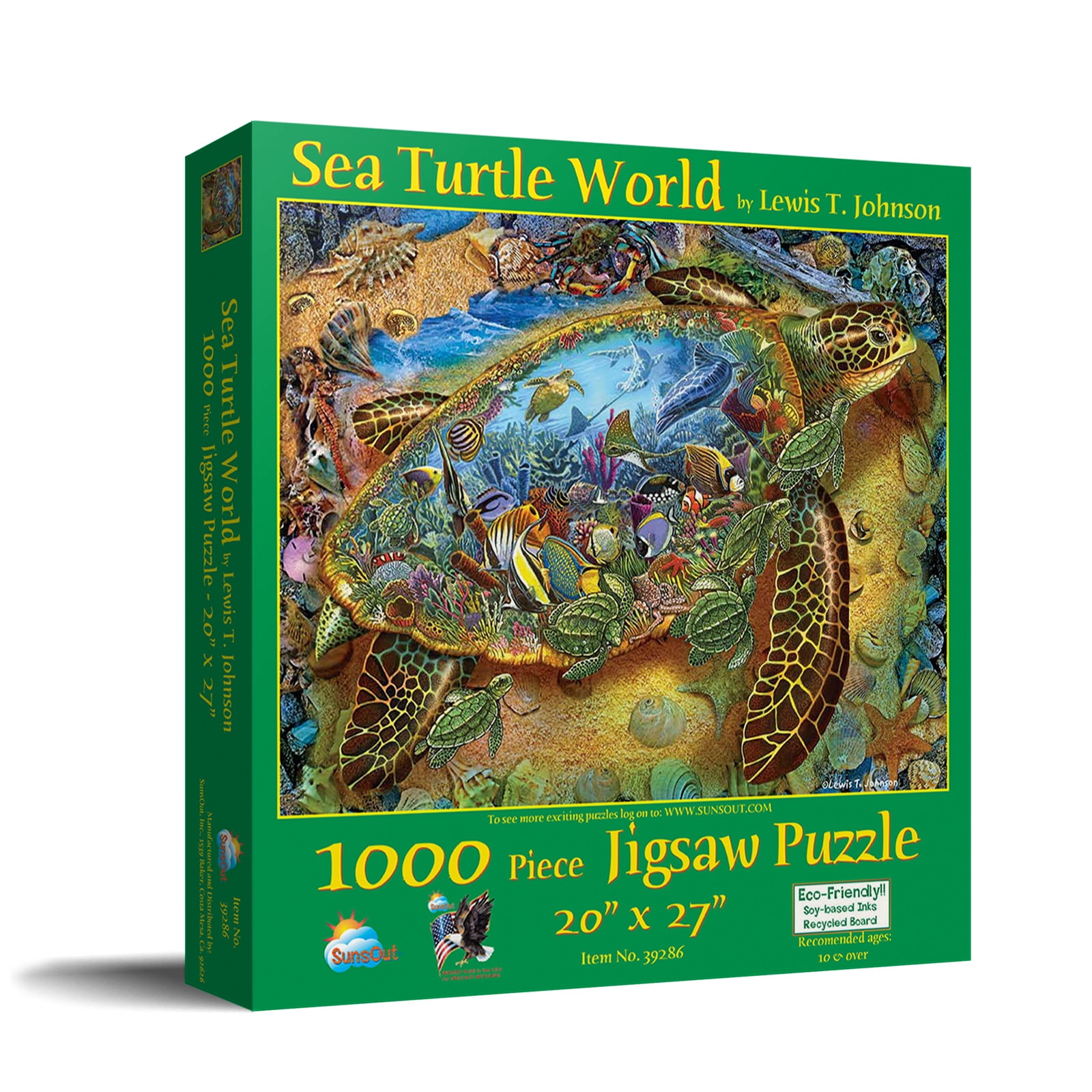 SUNSOUT INC - Sea Turtle World - 1000 pc Jigsaw Puzzle by Artist: Lewis ...