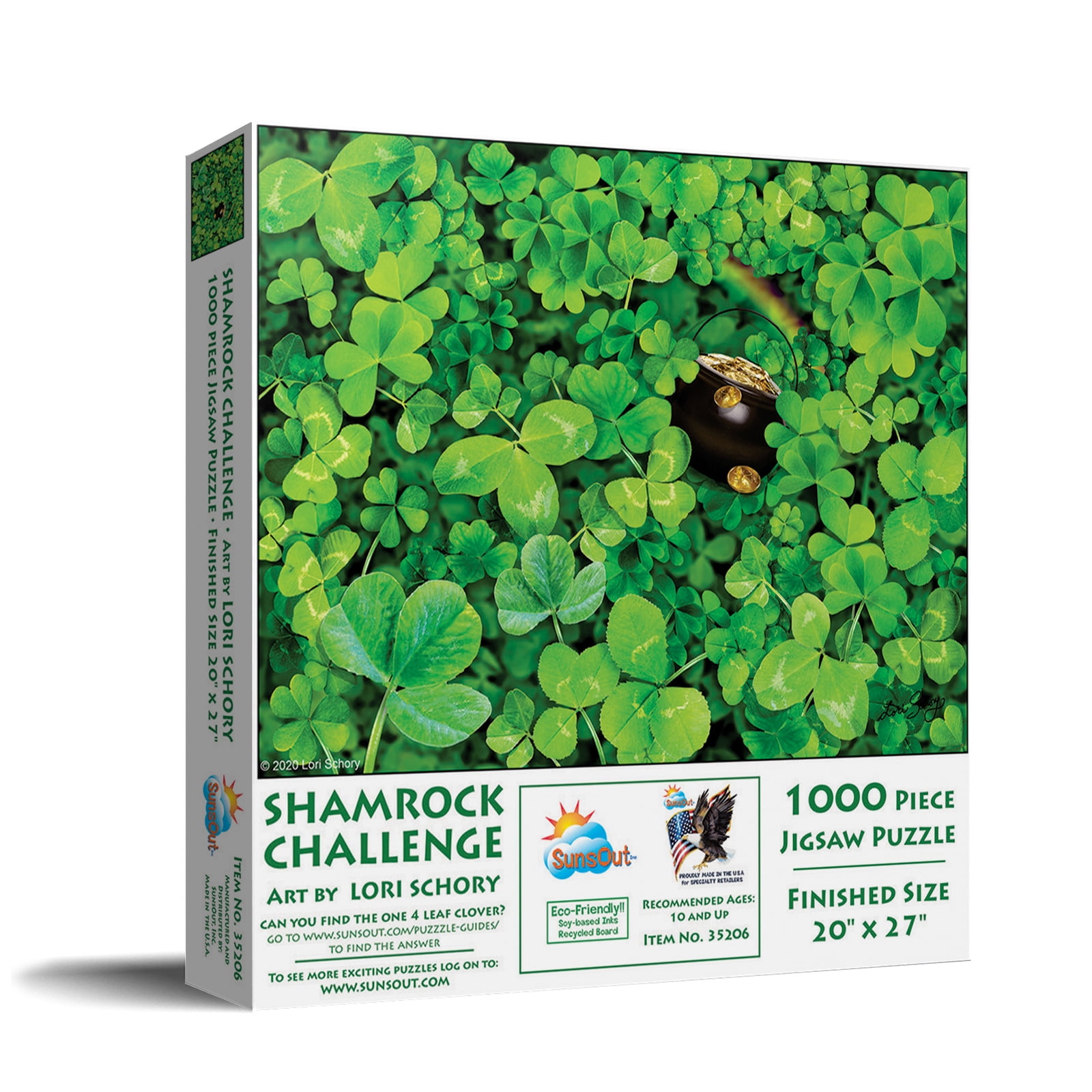 SUNSOUT INC - Shamrock Challenge - 1000 pc Jigsaw Puzzle by Artist ...