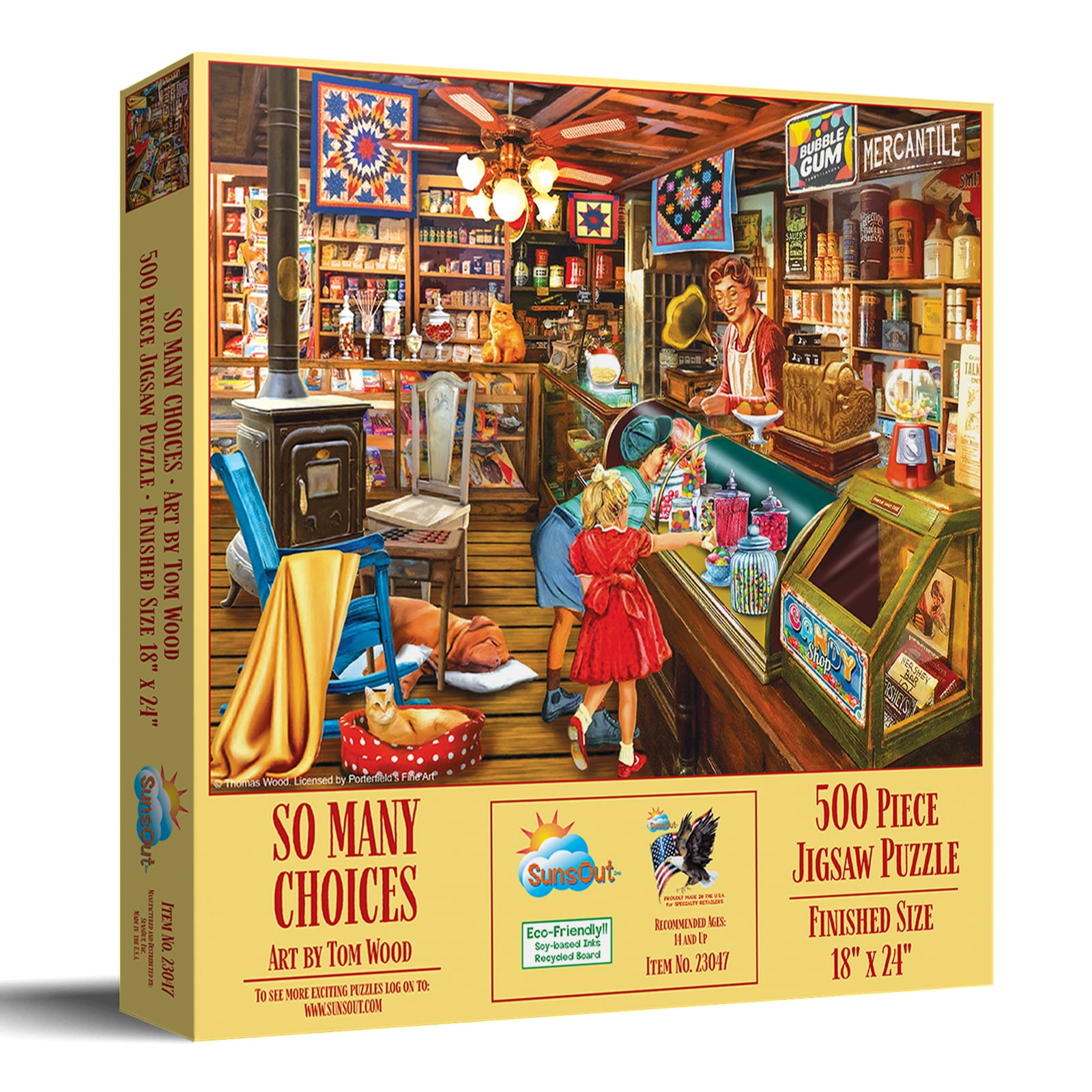 SUNSOUT INC - So Many Choices - 500 pc Jigsaw Puzzle by Artist: Tom ...