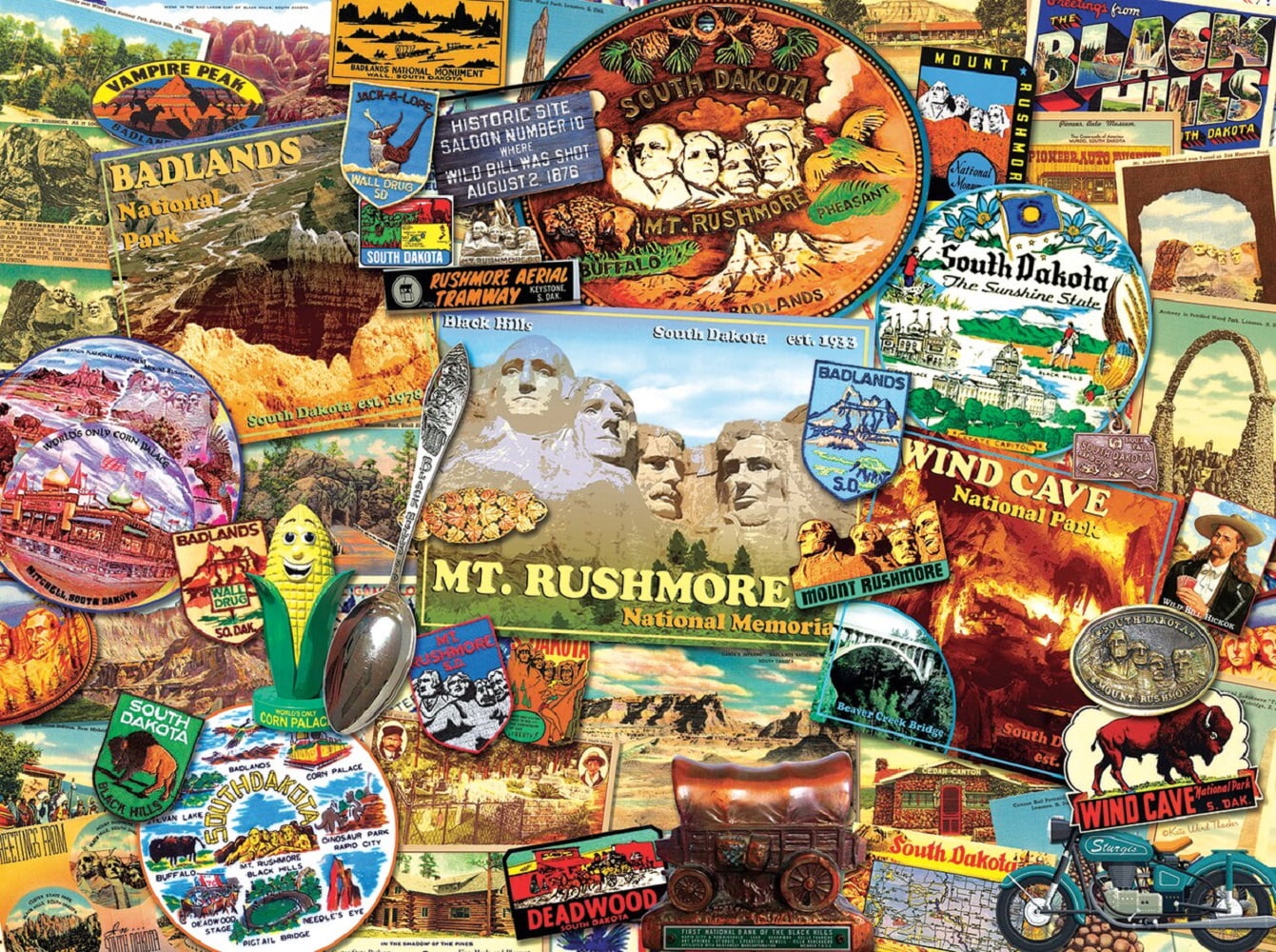 SUNSOUT INC - South Dakota - 1000 pc Jigsaw Puzzle by Artist: Kate Ward ...