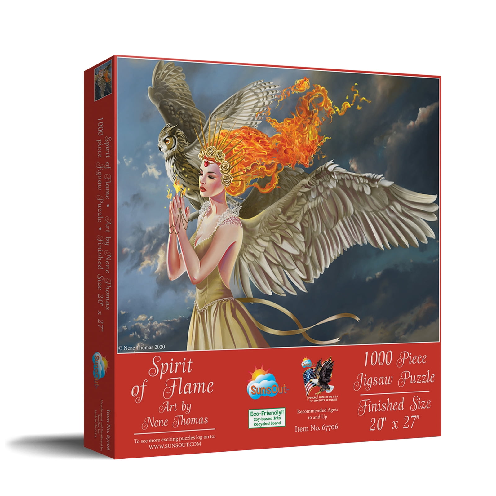 SUNSOUT INC - Spirit of Flame - 1000 pc Jigsaw Puzzle by Artist: Nene ...
