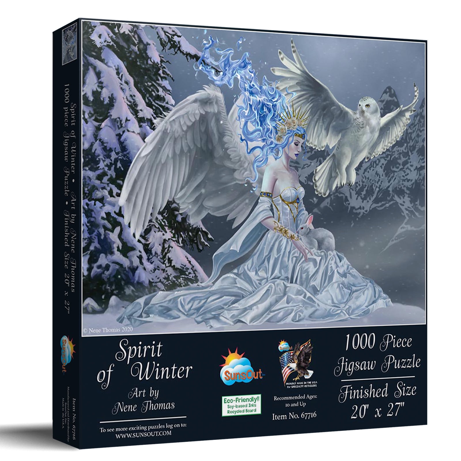 SUNSOUT INC - Spirit of Winter - 1000 pc Jigsaw Puzzle by Artist: Nene ...