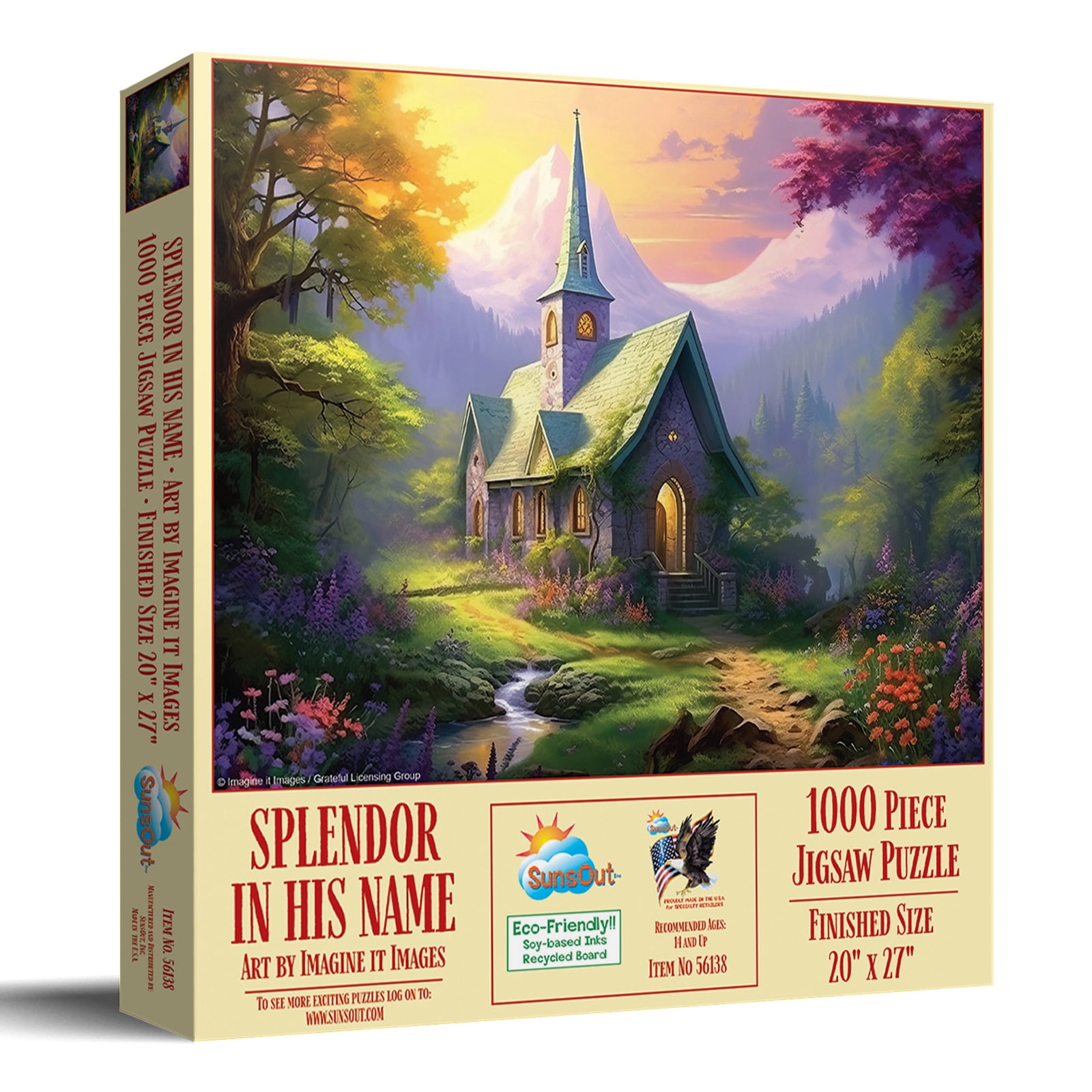 SUNSOUT INC - Splendor in His Name - 1000 pc Jigsaw Puzzle by Artist ...