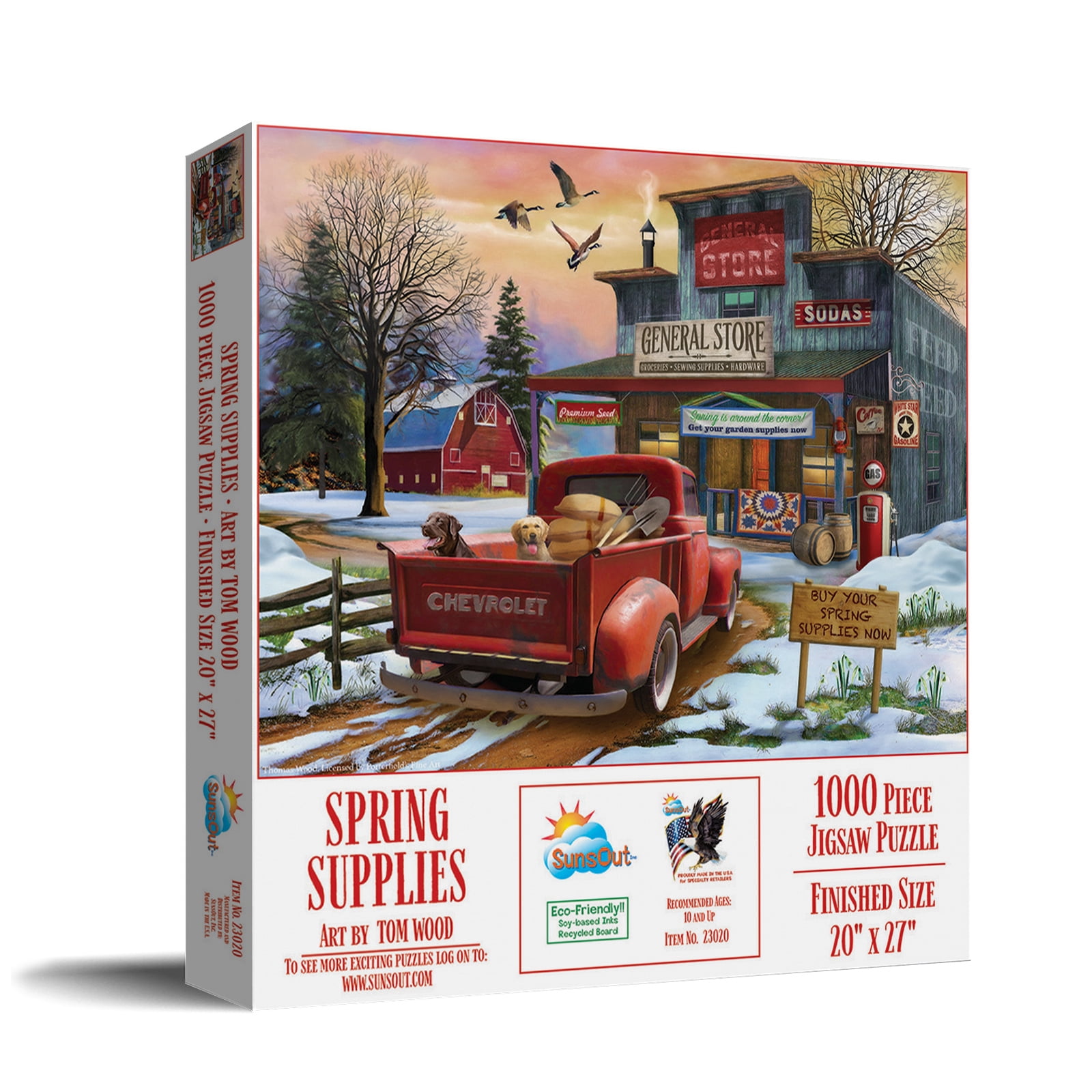 SUNSOUT INC - Spring Supplies - 1000 pc Jigsaw Puzzle by Artist: Tom ...