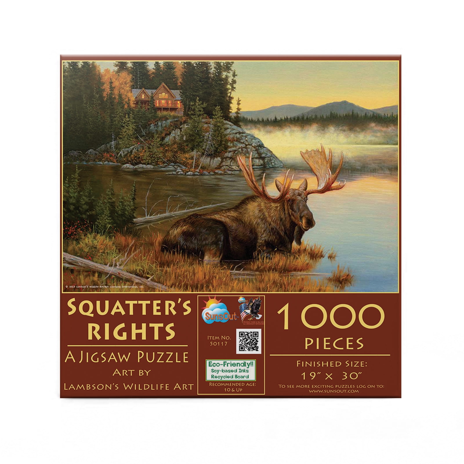SUNSOUT INC - Squatters Rights - 1000 pc Jigsaw Puzzle by Artist ...