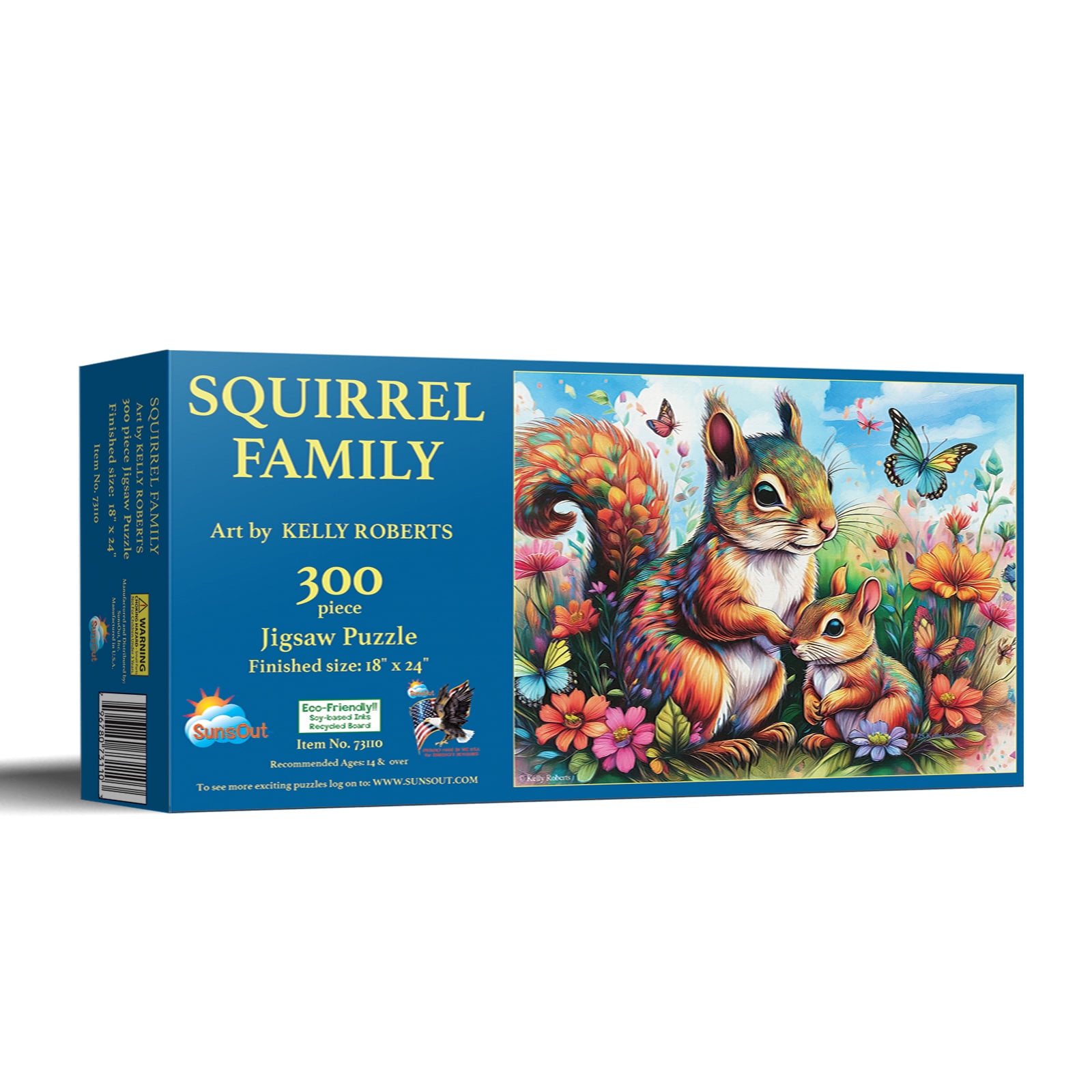 SUNSOUT INC - Squirrel Family - 300 piece Jigsaw Puzzle for Adults by ...