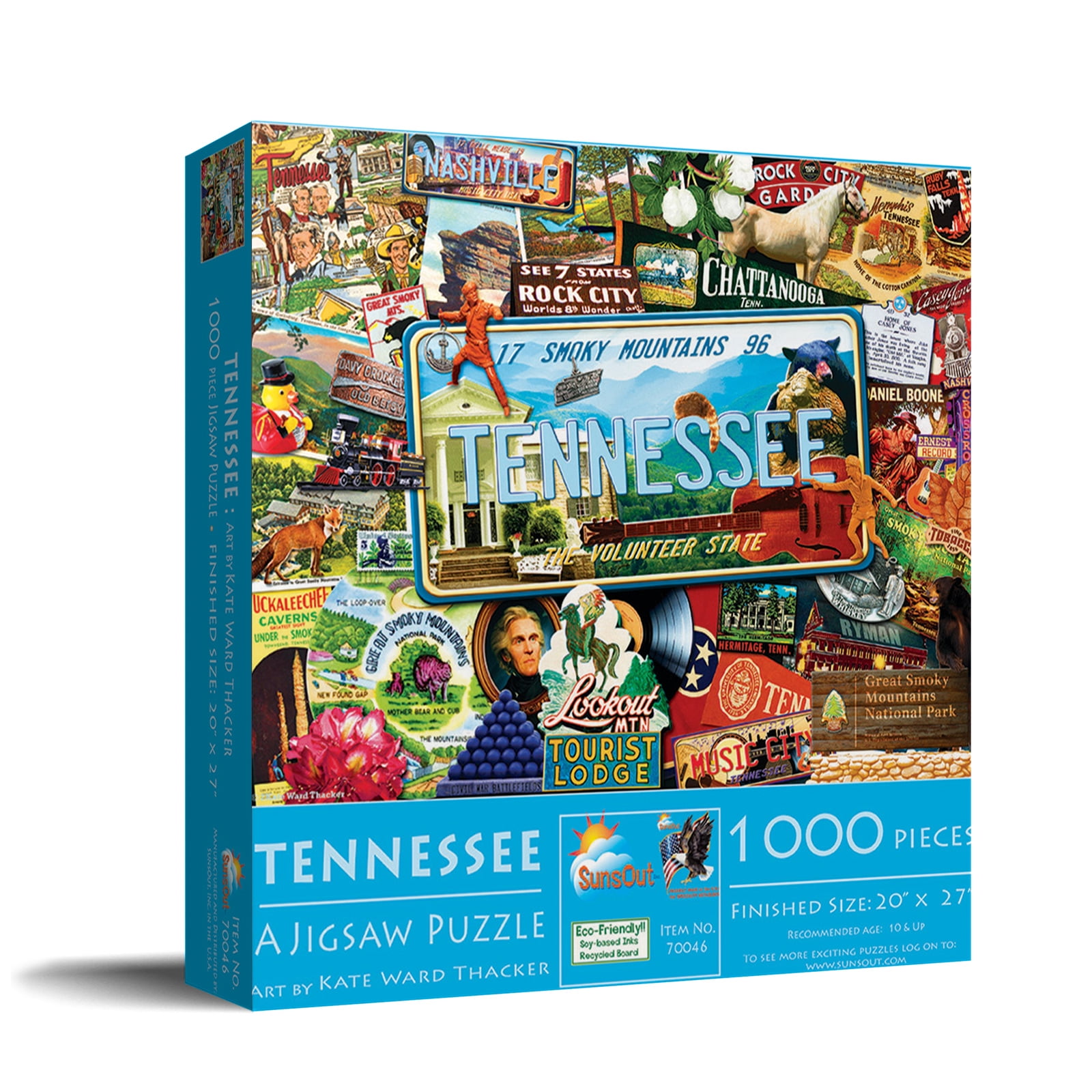 SUNSOUT INC - Tennessee - 1000 pc Jigsaw Puzzle by Artist: Kate Ward ...