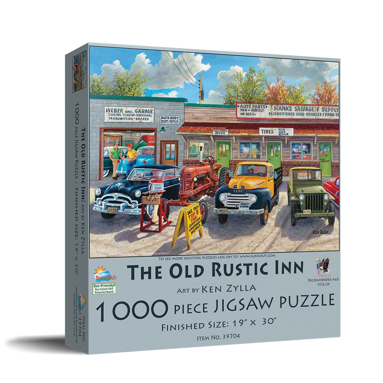 SUNSOUT INC - The Old Rustic Inn - 1000 pc Jigsaw Puzzle by Artist: Ken ...