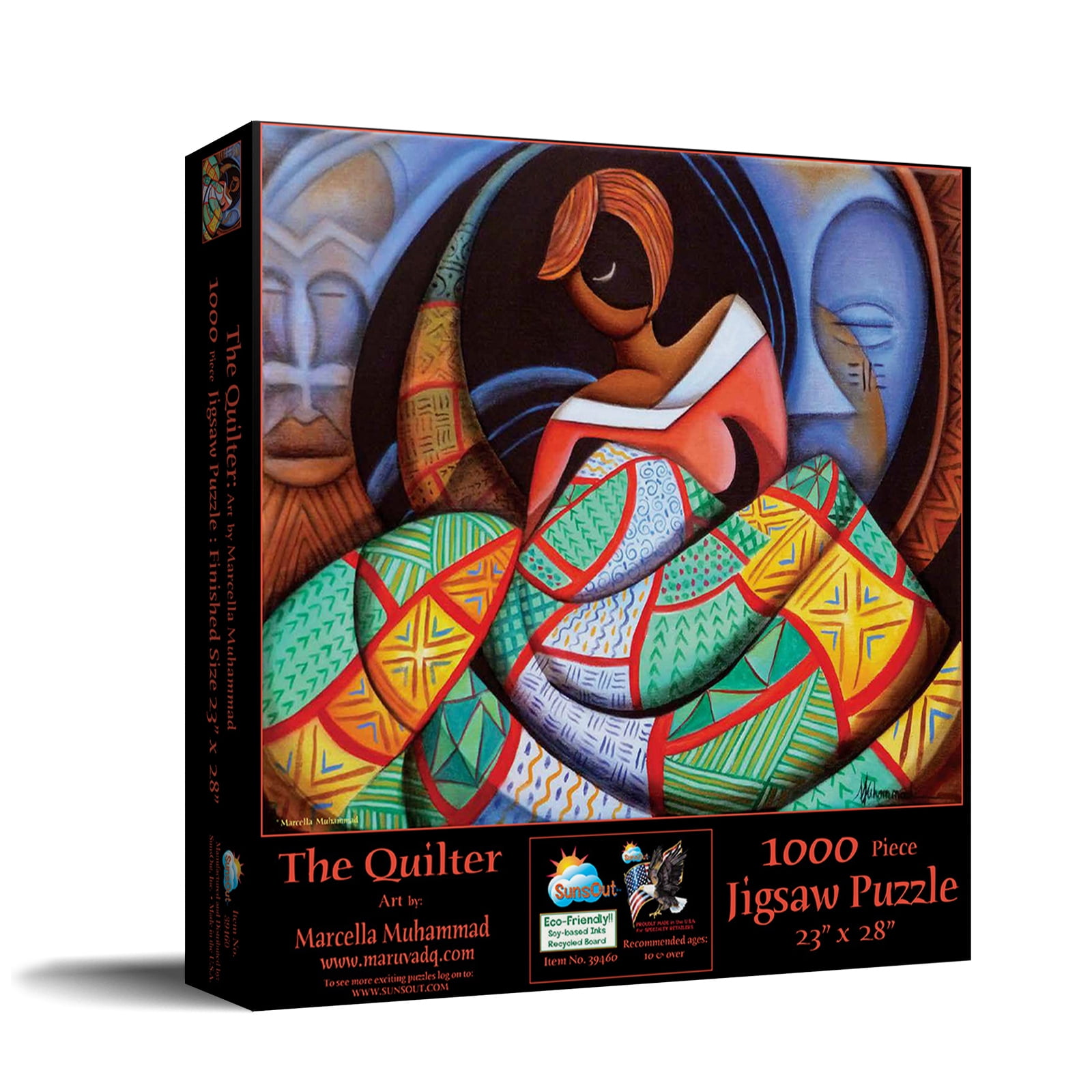 SUNSOUT INC - The Quilter - 1000 pc Jigsaw Puzzle by Artist: Marcella ...