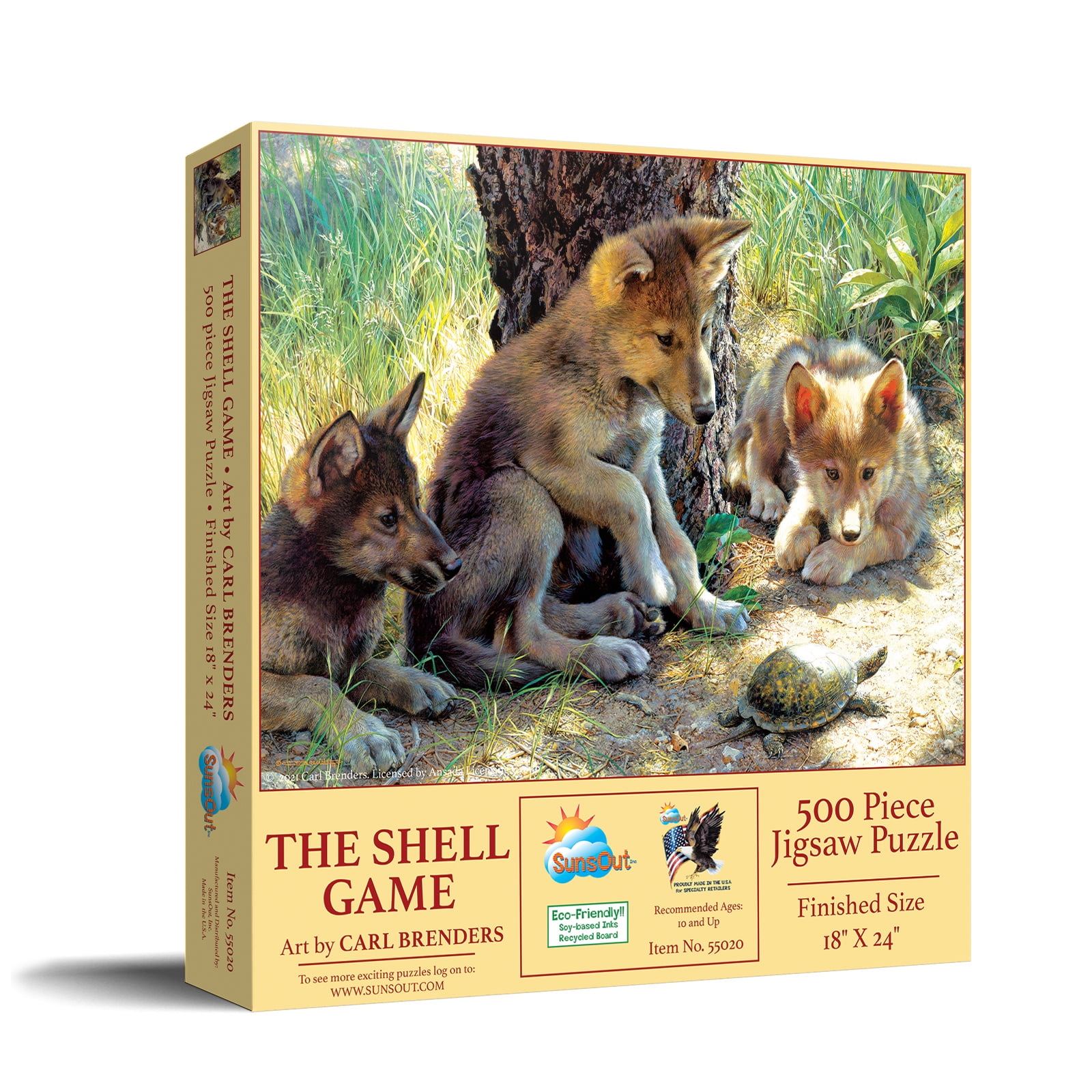 SUNSOUT INC - The Shell Game - 500 pc Jigsaw Puzzle by Artist: Carl ...