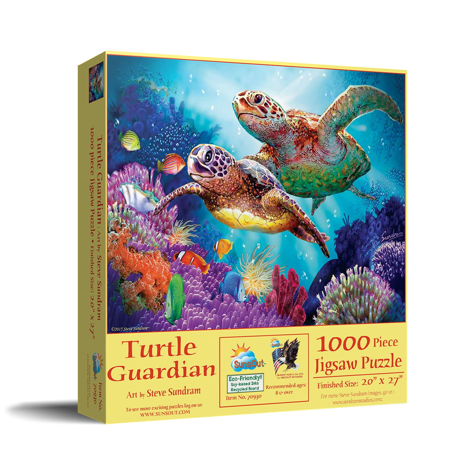 SUNSOUT INC - Turtle Guardian - 1000 pc Jigsaw Puzzle by Artist: Steve ...