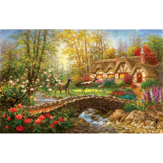 SUNSOUT INC - Visiting - 1000 pc Jigsaw Puzzle by Artist: Nicky Boehme ...