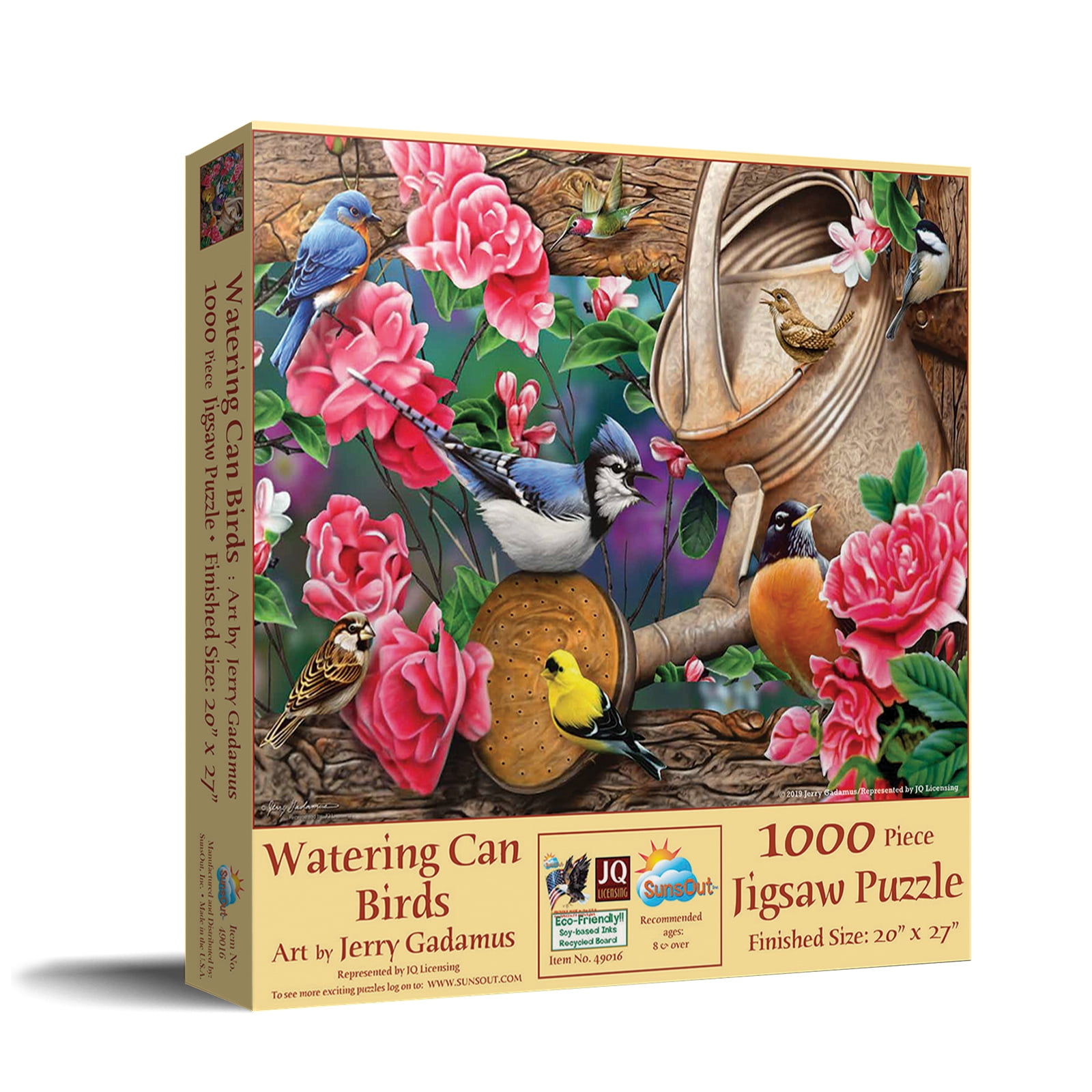 SUNSOUT INC - Watering Can Birds - 1000 pc Jigsaw Puzzle by Artist ...