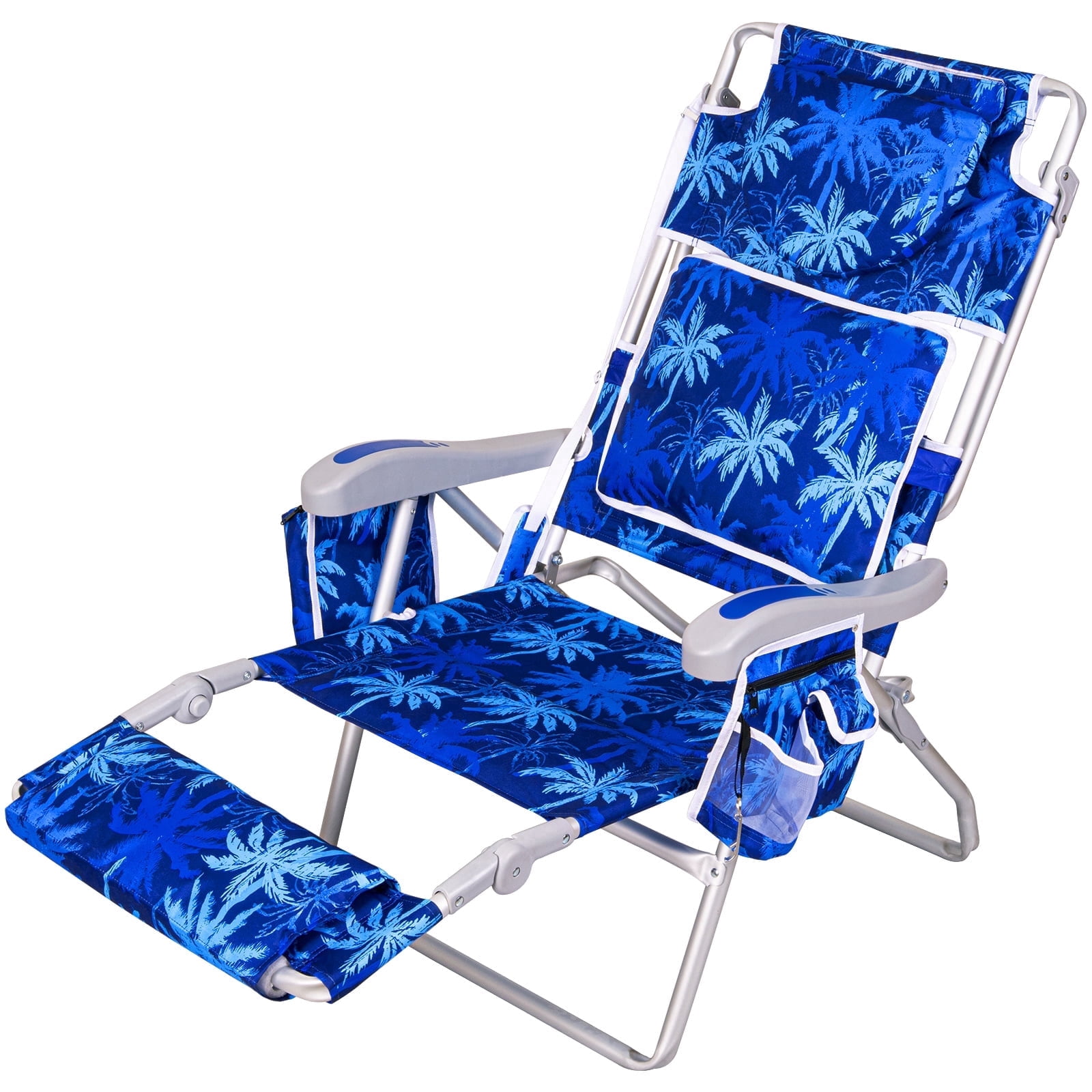 SUNSPIRE 3 in 1 Beach Chair Face Hole Footrest, Lounge Reclining Sun ...