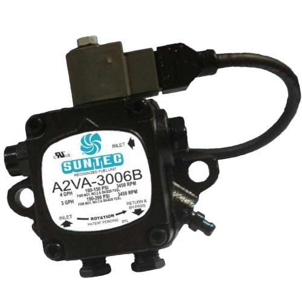 SUNTEC A2VA3006B Bio Fuel Pump Single Stage 3450 RPM RH 100-200 ...