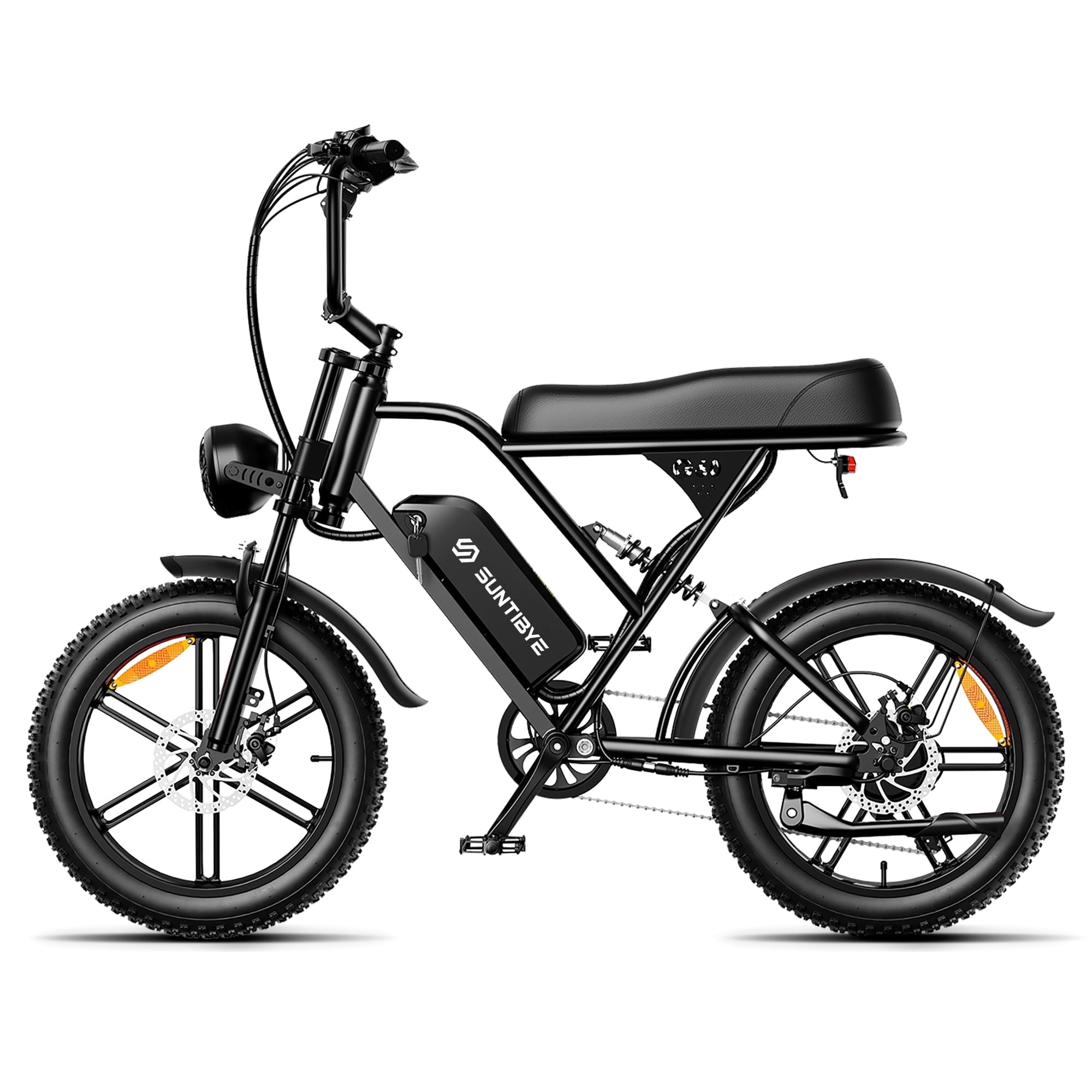 SUNTIBYE 3pcs G60 Peak 1500W Electric Bike, 20" Fat Tire E-Mountain ...