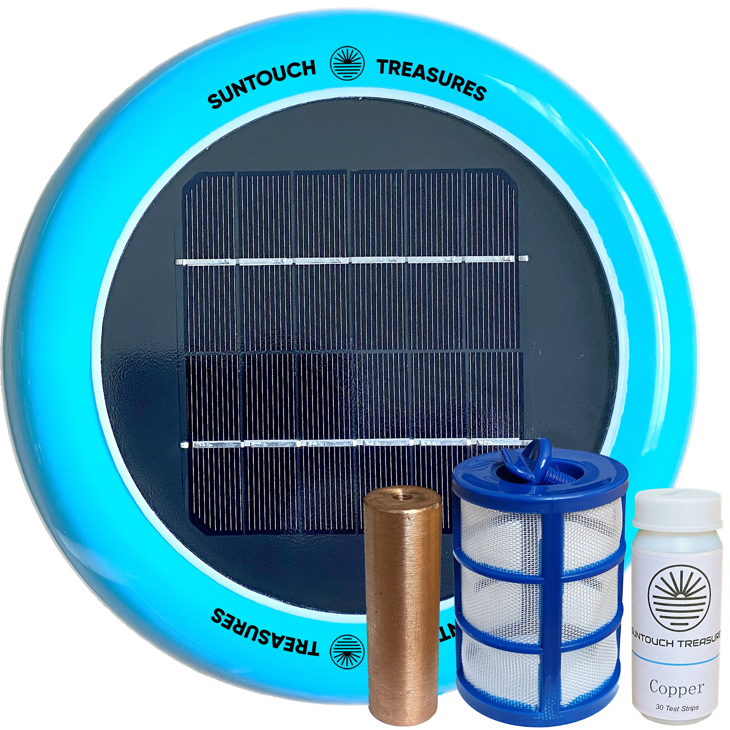 SUNTOUCH TREASURES - Solar Pool Maid Ionizer - Floating Booster ...