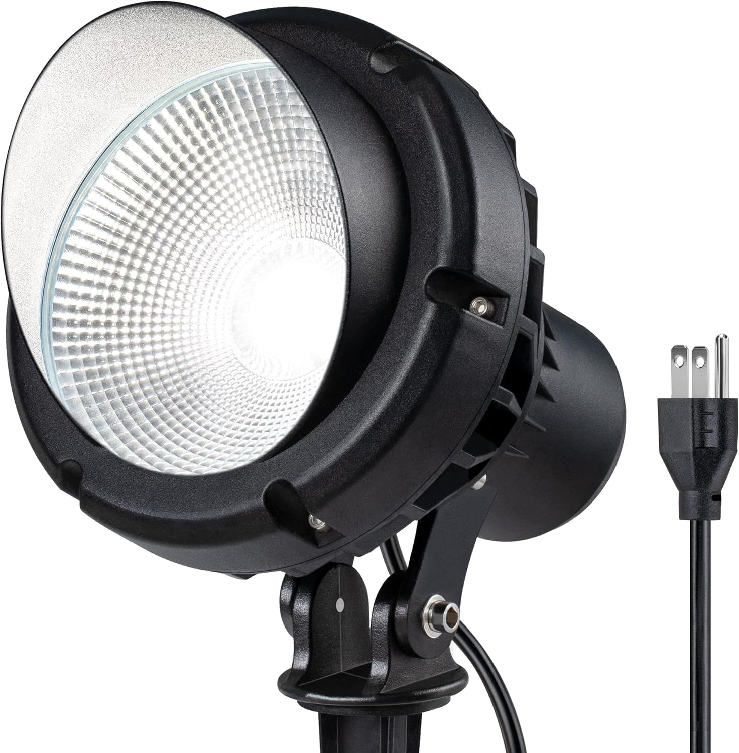 SUNVIE LED 40W Spotlights Outdoor 5000K Daylight White Plug in Flag ...