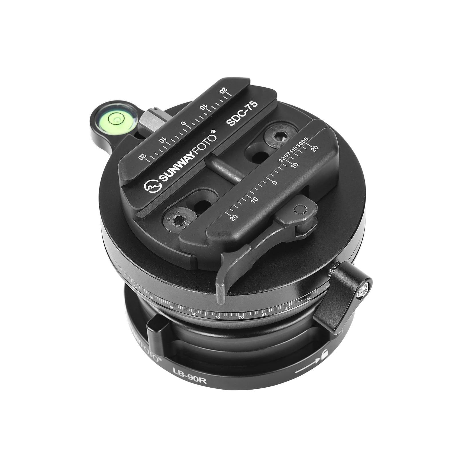 SUNWAYFOTO LB-90R 360° Panoramic Leveling base Tripod Head 55 lbs（25kg ...