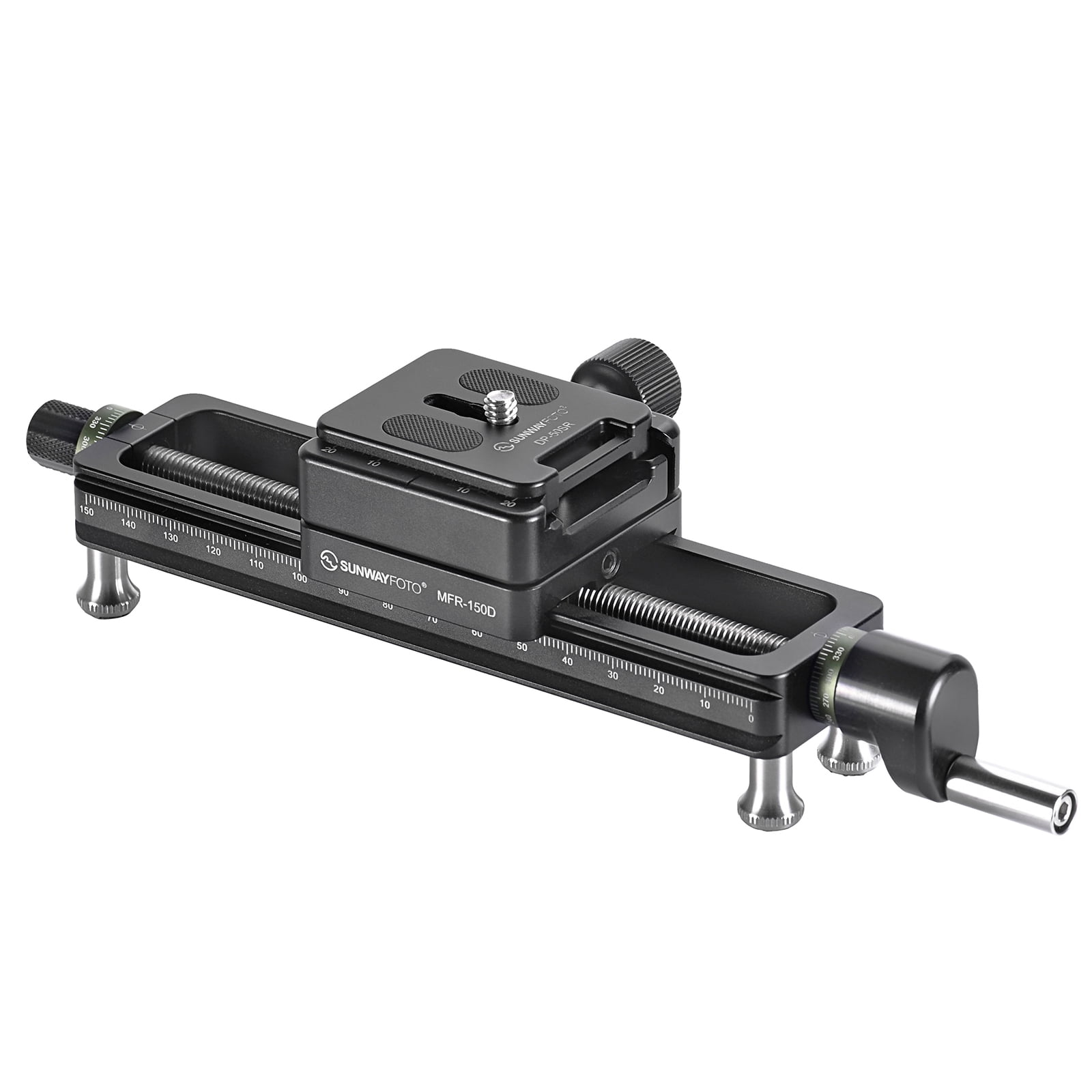 SUNWAYFOTO MFR-150D Macro Focusing Rail with screw-knob clamp - Walmart.com