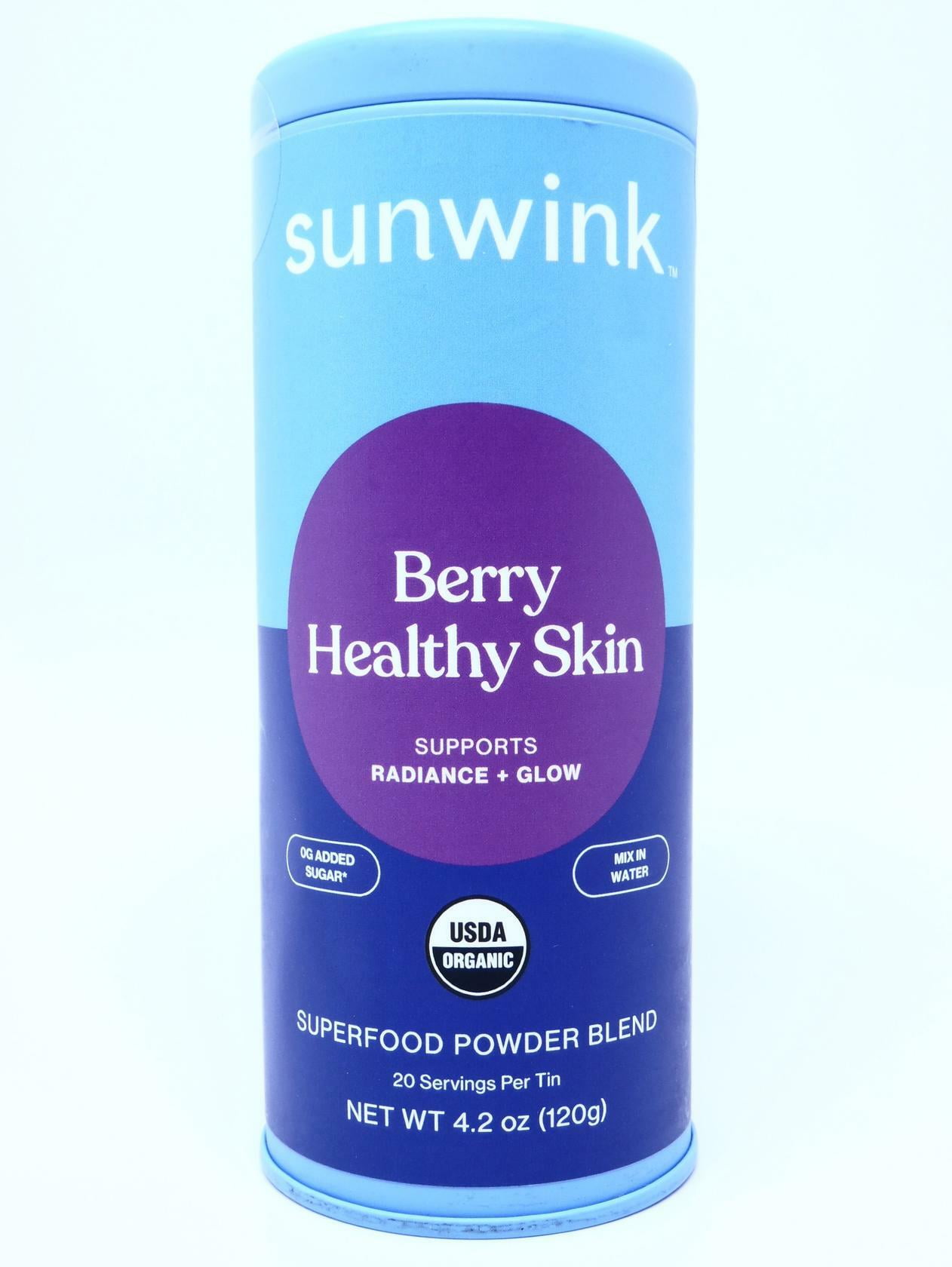 SUNWINK Organic Berry Healthy Skin Superfood Mix, 4.2 OZ - Walmart.com