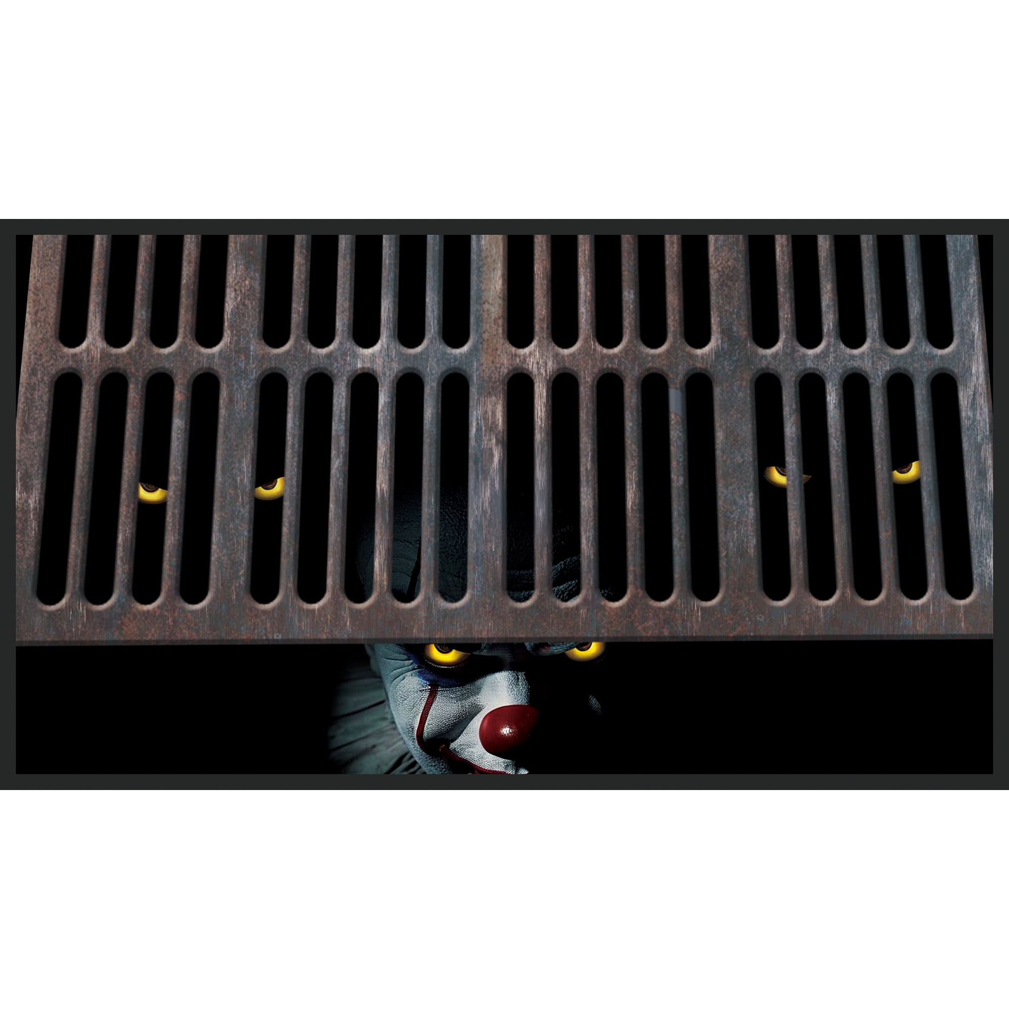 SUNWISHA Halloween 3D Clown Door Non-Slip Mat 17 X 30 Inch (Clown Style ...