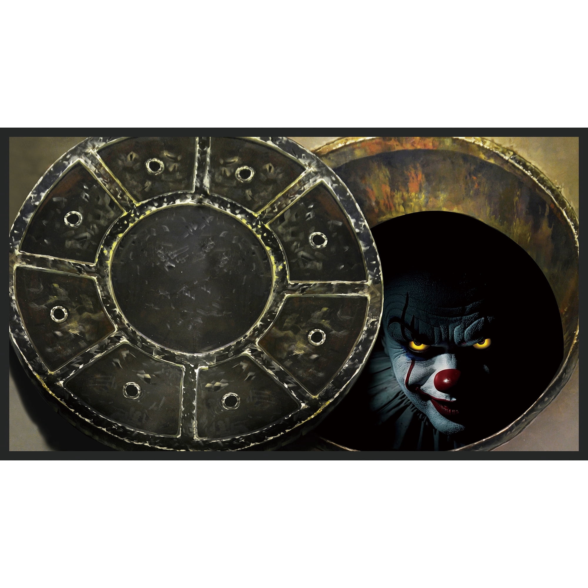 SUNWISHA Halloween 3D Clown Door Non-Slip Mat 17 X 30 Inch (Clown Style ...
